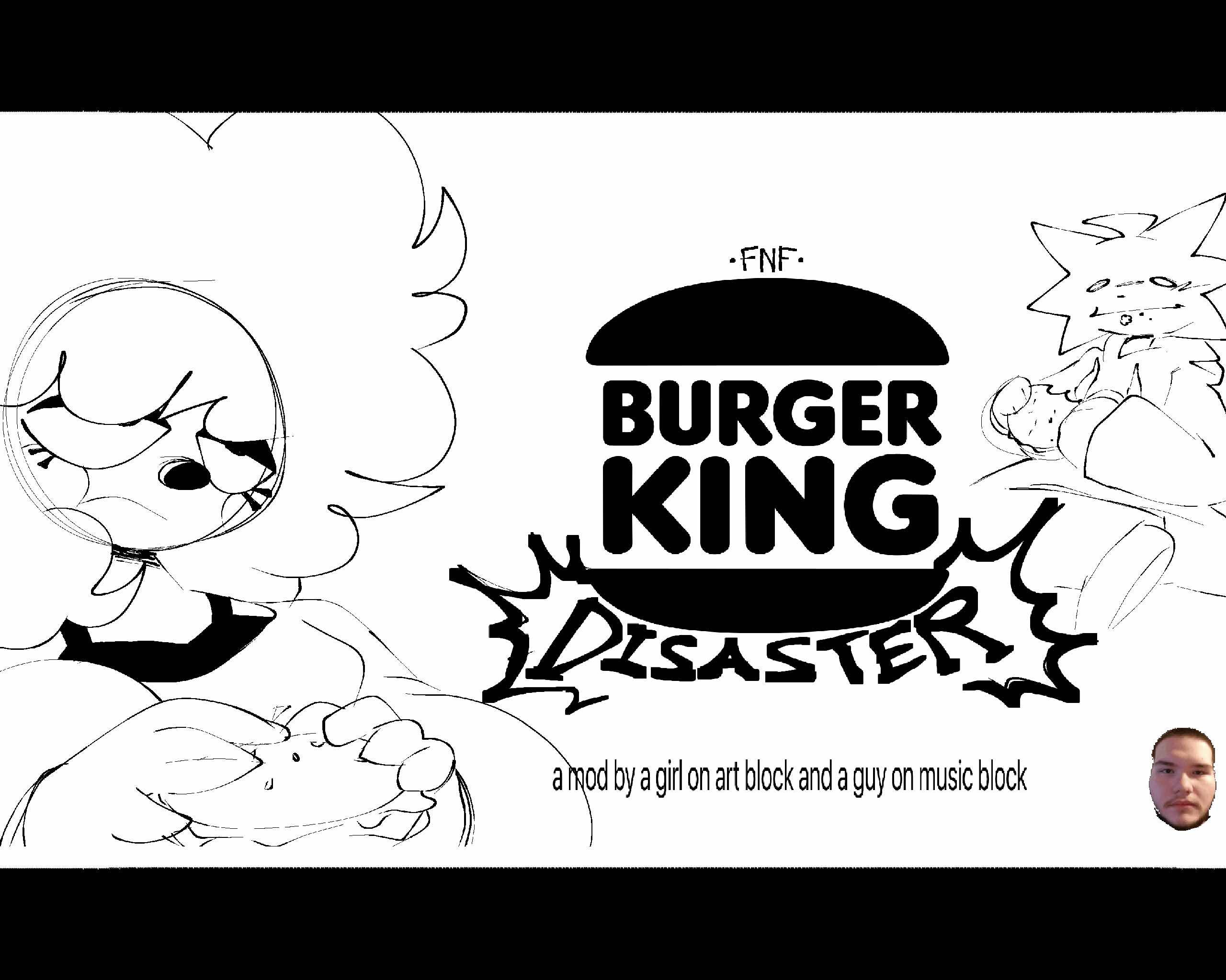 BURGER KING DISASTER Mod for Friday Night Funkin' | FNF Mods