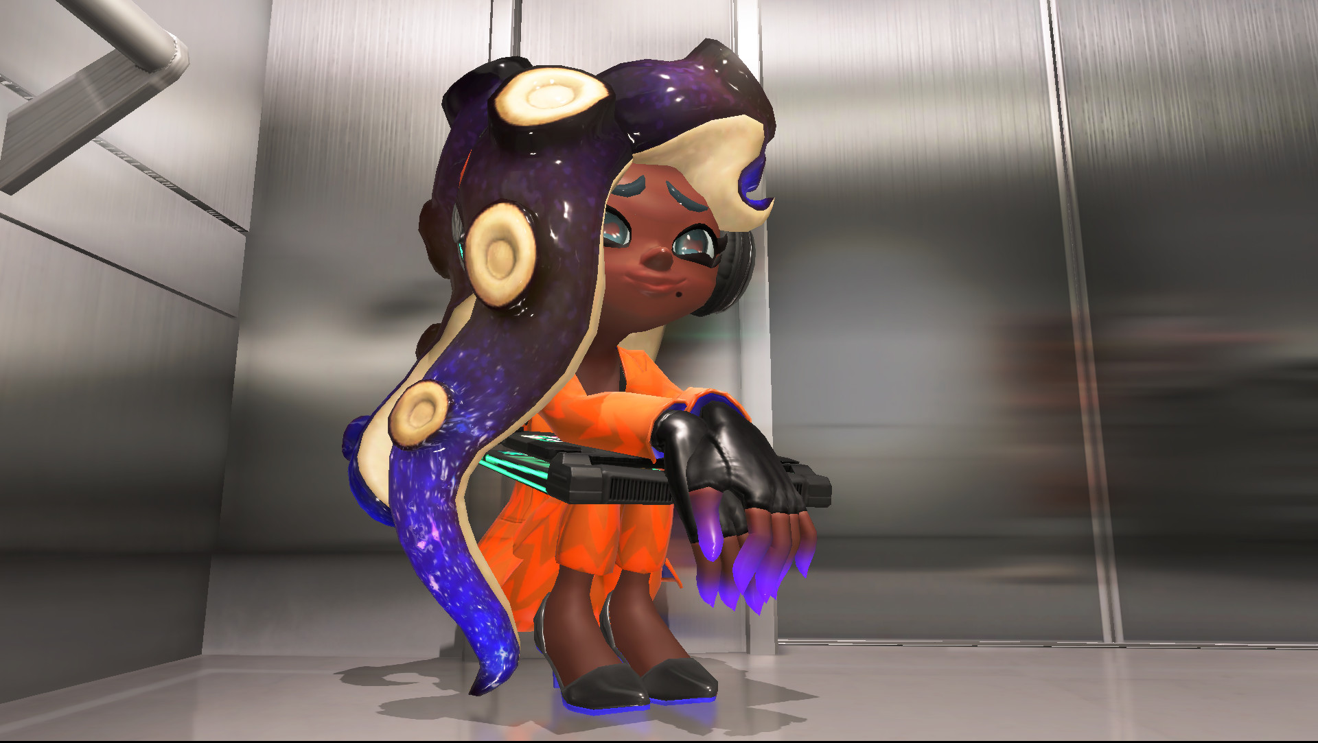 3D Eyemask Off The Hook Mod for Splatoon 3 | Splatoon 3 Mods