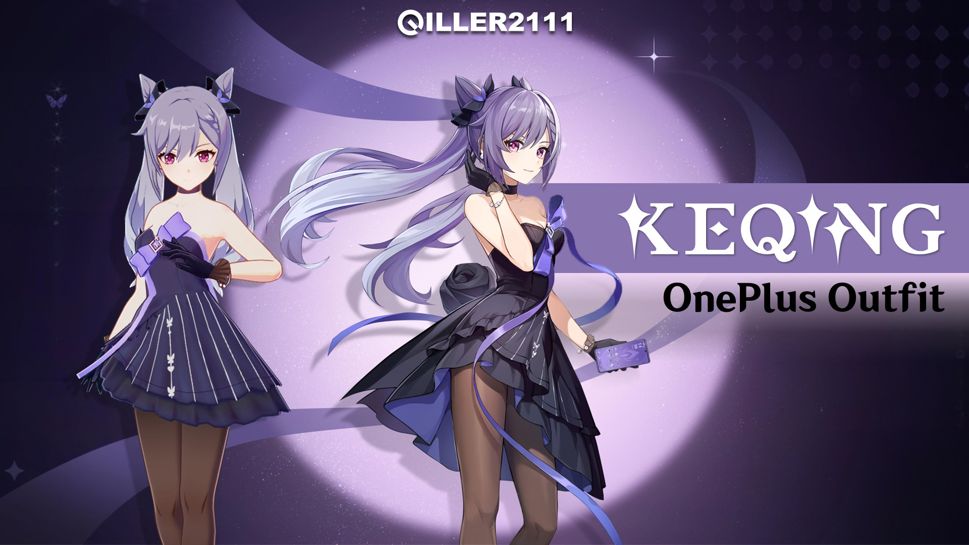 Keqing OnePlus Outfit Mod for Genshin Impact | GI Mods