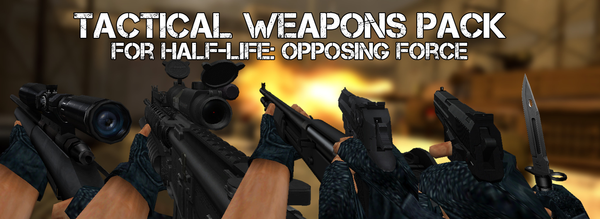 Tactical Weapons Pack for HL: Opposing Force Mod for Half-Life ...