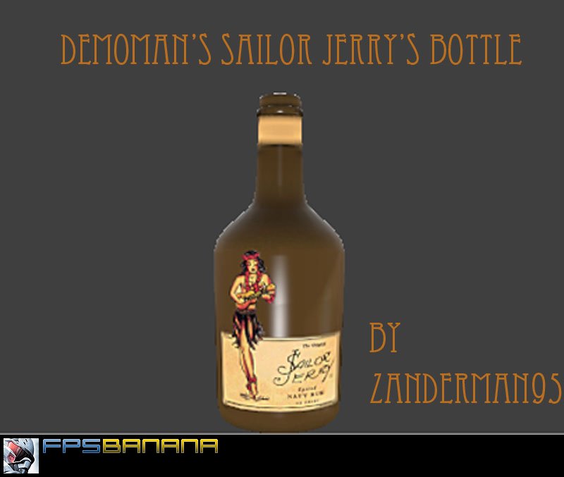 Sailor Jerry's Demoman Bottle Mod for Team Fortress 2 | TF2 Mods
