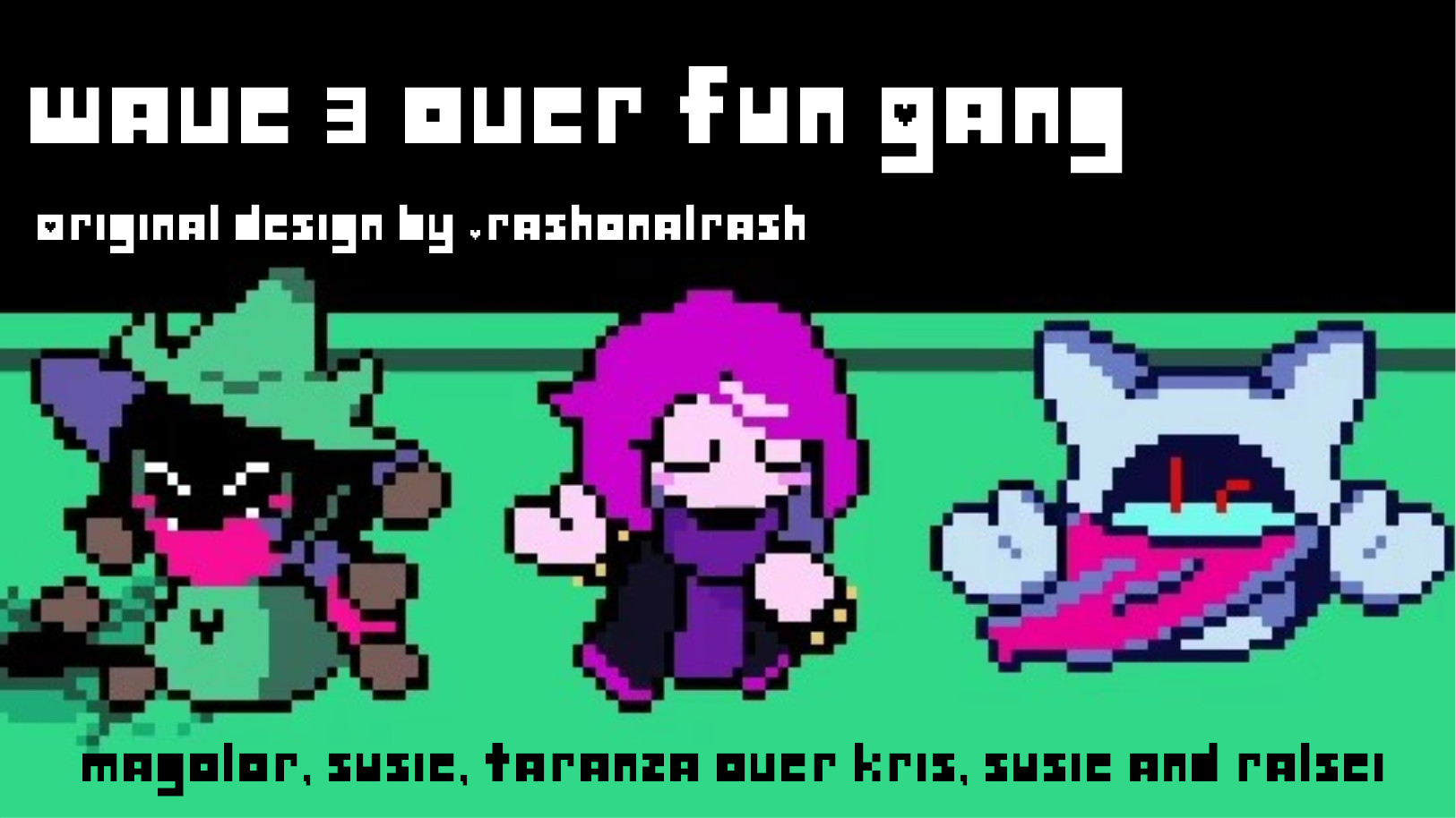 Magolor Susie and Taranza in Deltarune Mod for Deltarune | DR Mods