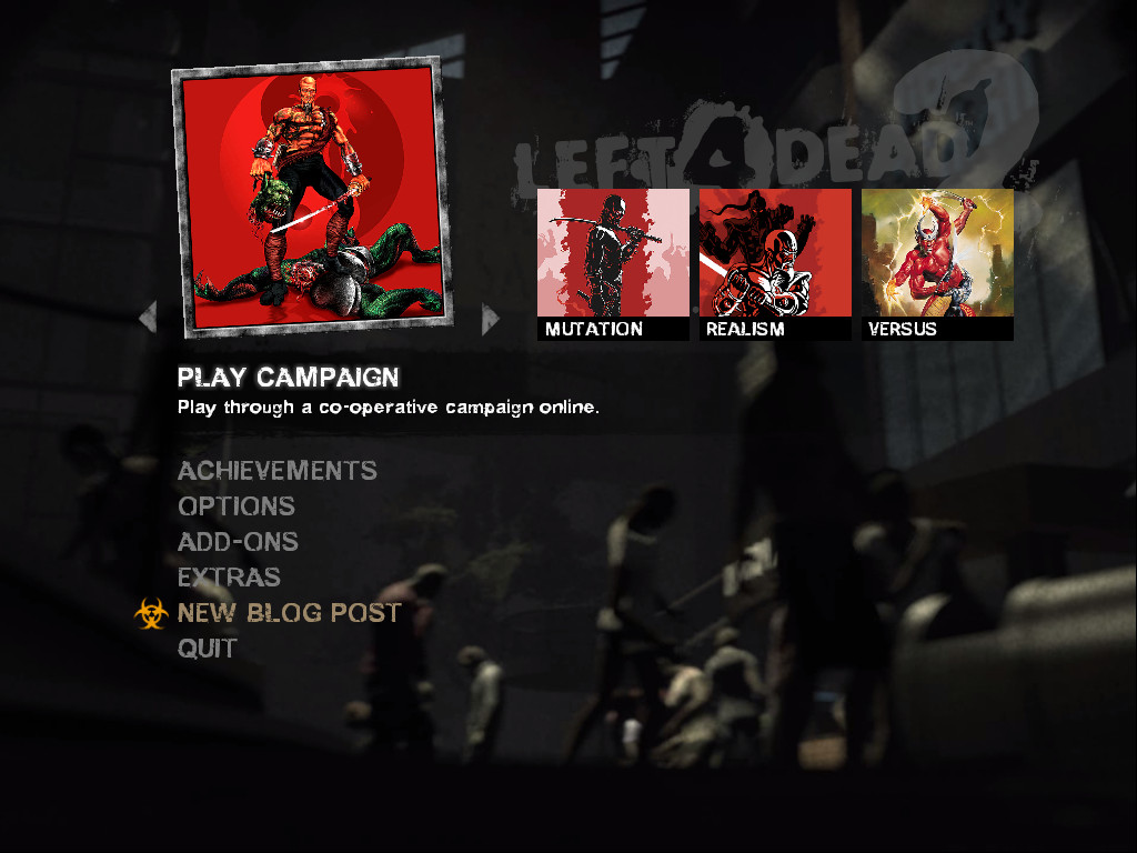 Left 4 Dead 2 - Classic FPS games menu icons Mod for Left 4 Dead 2 ...