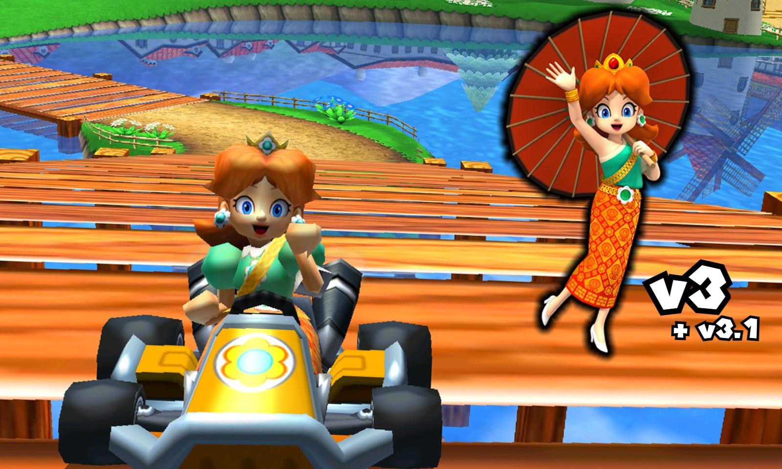 Princess Daisy Mario Kart Ds