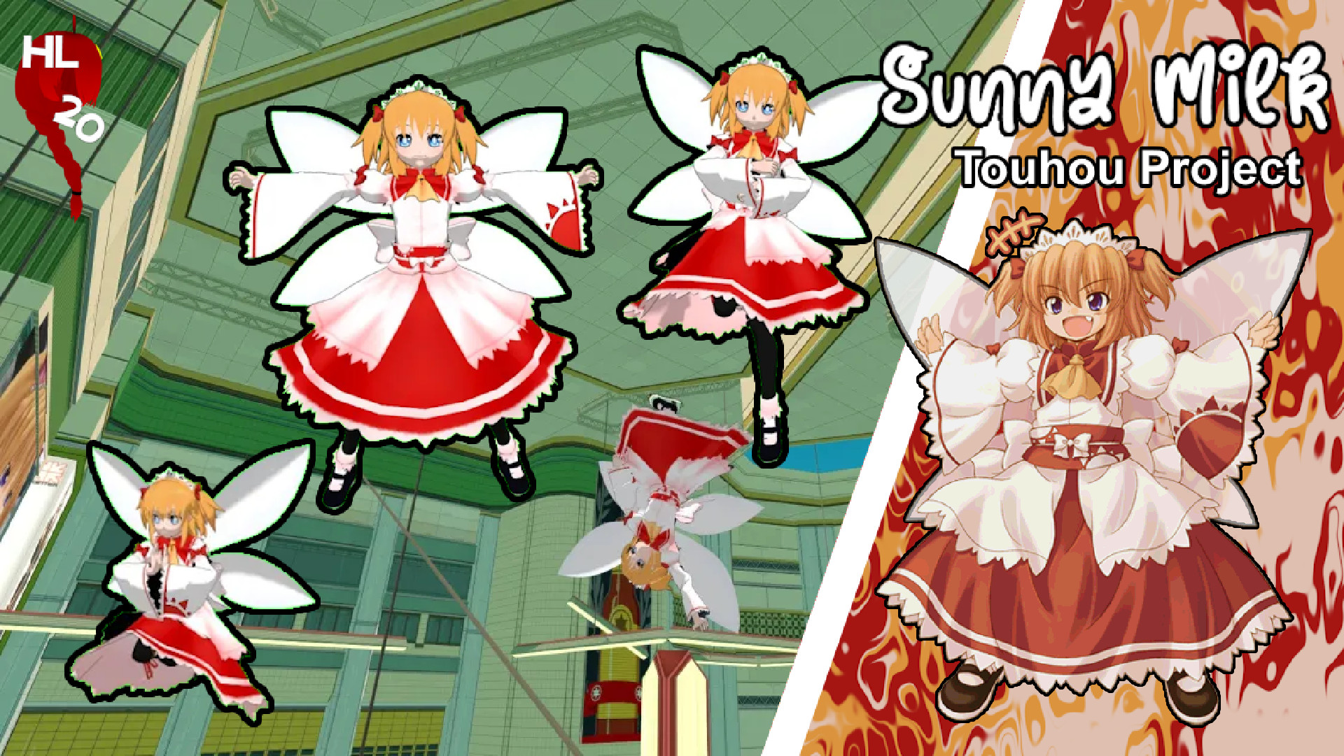 Sunny Milk (Touhou Project) Mod for Bomb Rush Cyberfunk | BRC Mods