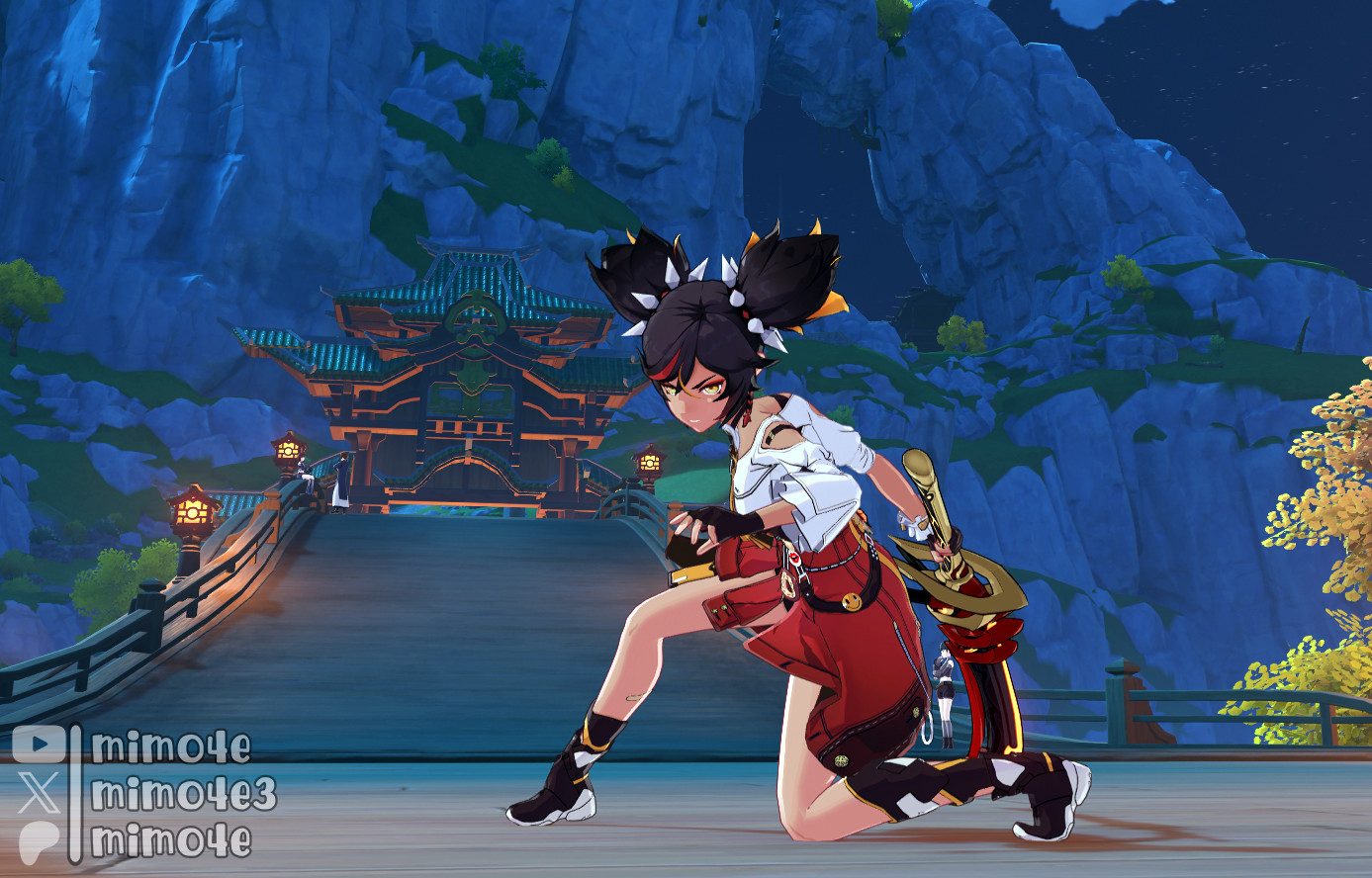 Casual Rockstar Xinyan Mod for Genshin Impact | GI Mods