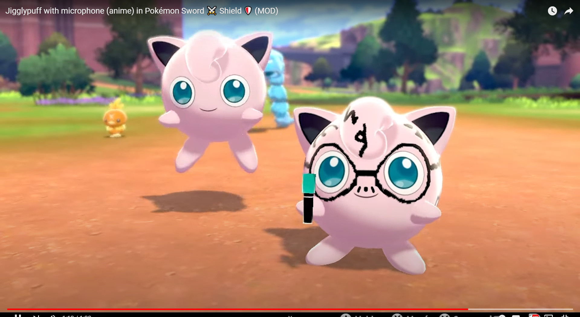 Jigglypuff with microphone (anime) Mod for Pokemon Sword & Shield ...