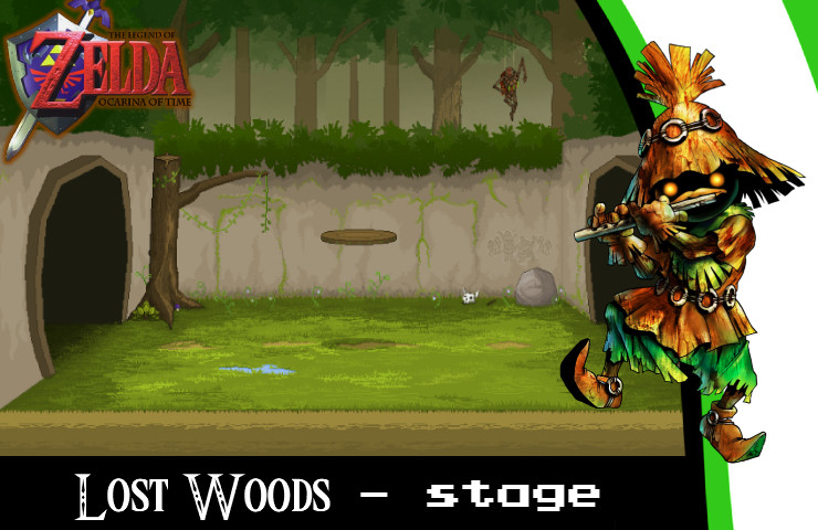 TLOZ OOT - Lost Woods (9.4/CMC+) Mod for Super Smash Bros. Crusade ...