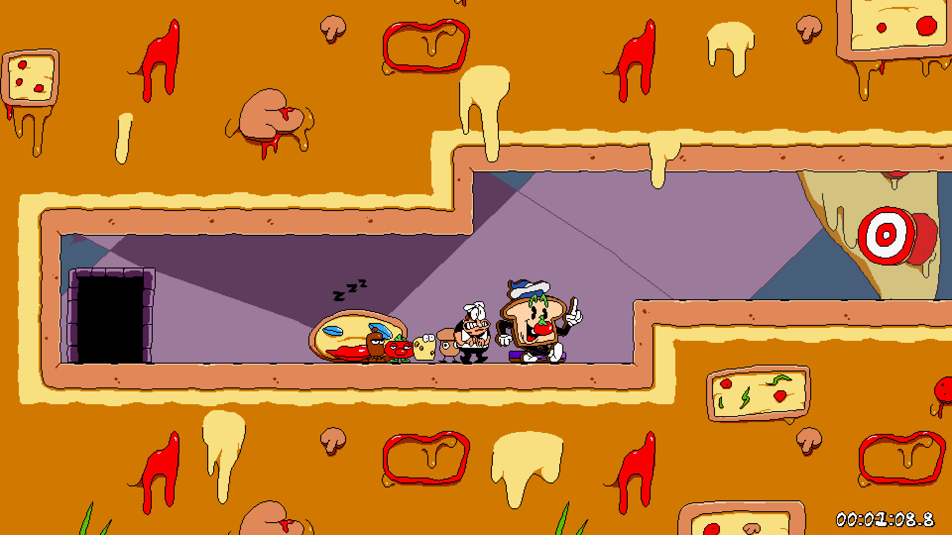 sandwichmancer over pizzaface and pizzaboy Mod for Pizza Tower | PT Mods
