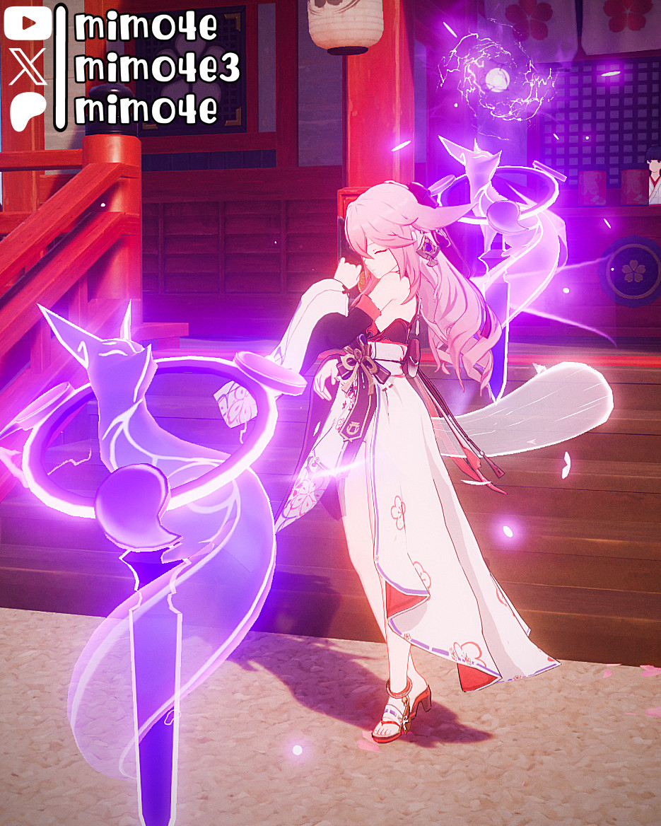 Yae Miko Sakura Kimono Mod for Genshin Impact | GI Mods