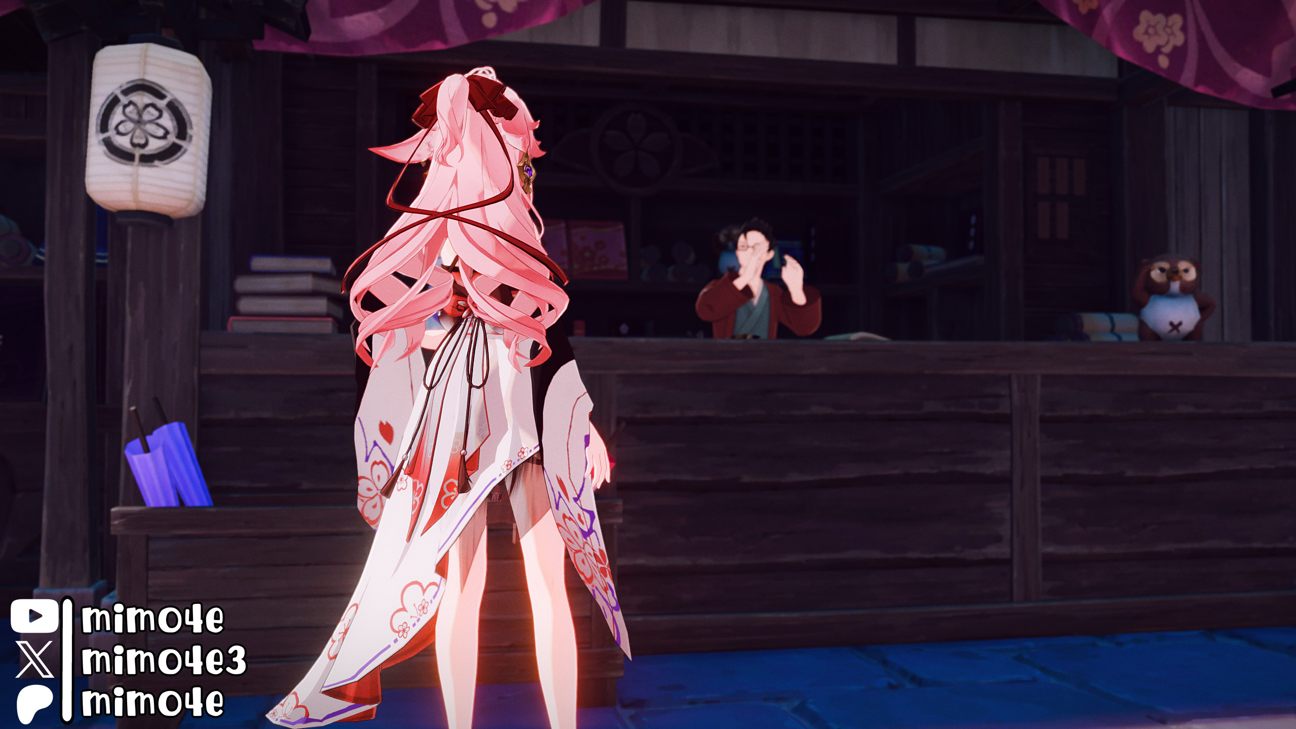 Yae Miko Sakura Kimono Mod for Genshin Impact | GI Mods