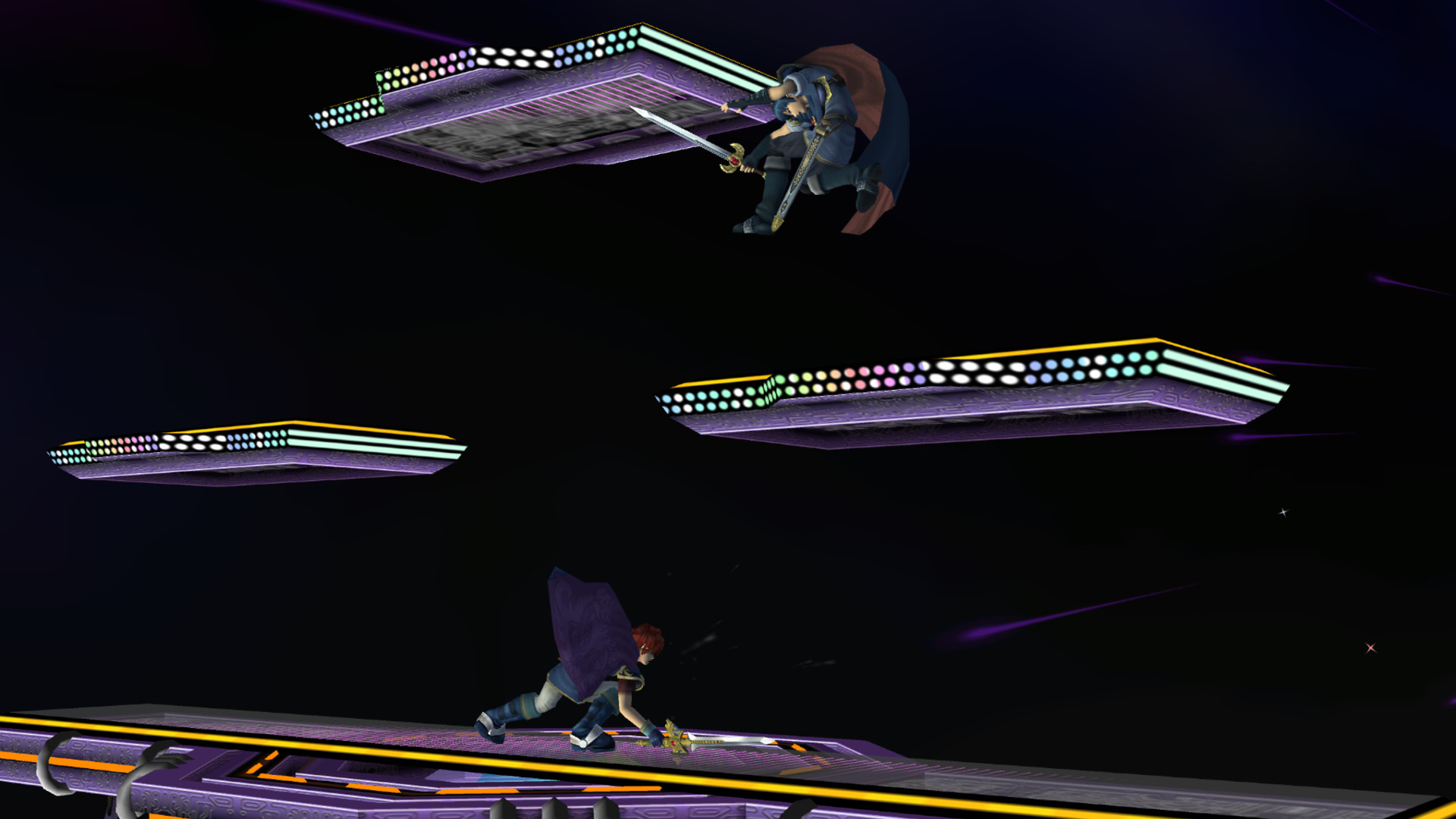 GCN Battlefield (Stars Edit + Rainbow BG) Mod for Super Smash Bros ...