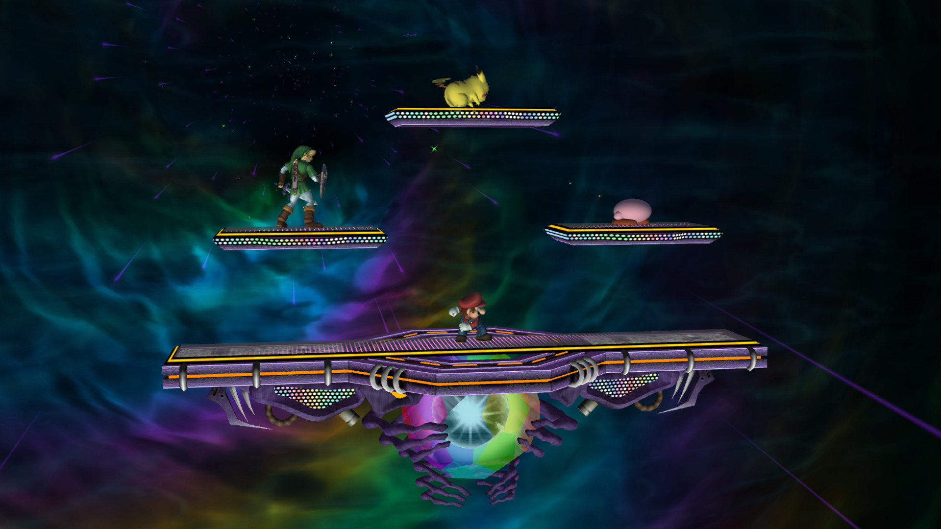 GCN Battlefield (Stars Edit + Rainbow BG) Mod for Super Smash Bros ...