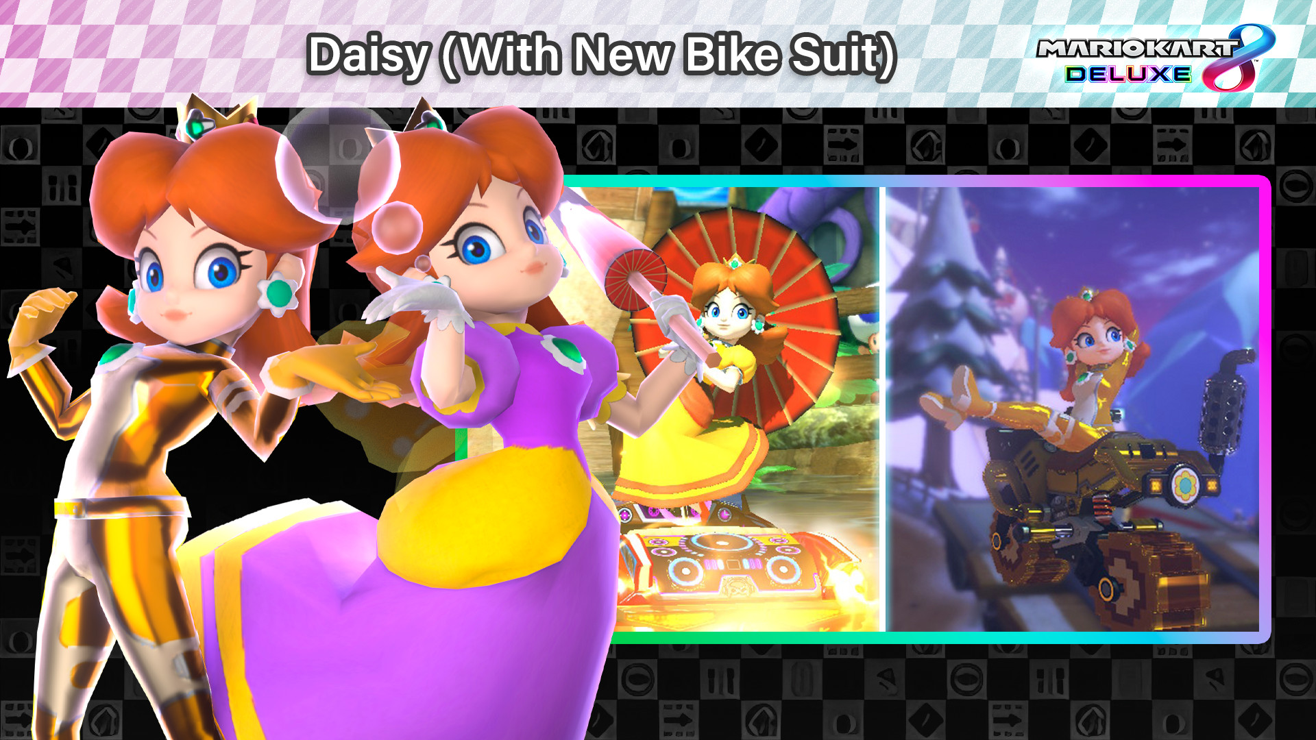 Daisy Deluxe (With Custom Animations) Mod for Mario Kart 8 Deluxe ...