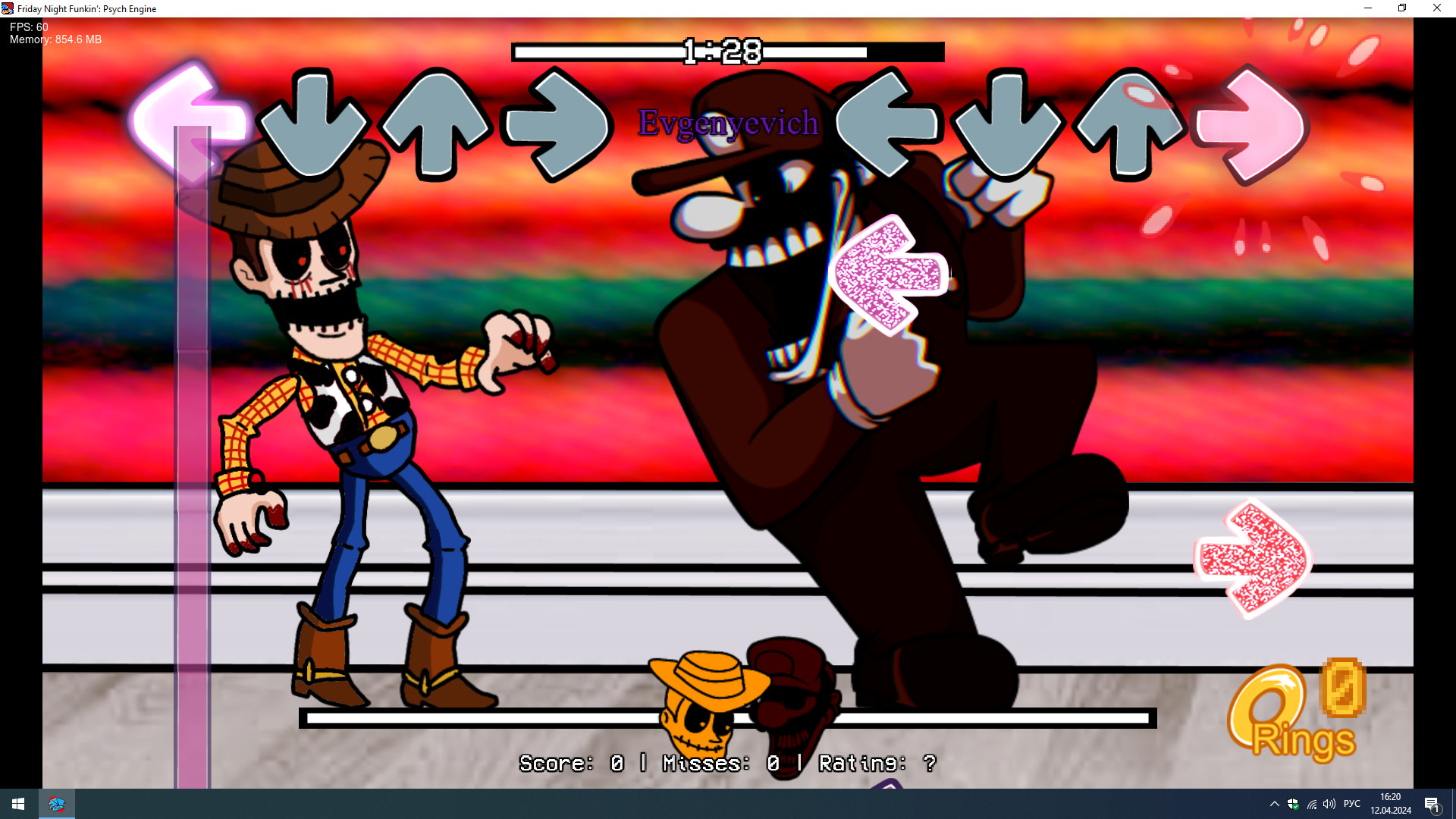 Woody.Exe VS Mario's Madness V1 Mod for Friday Night Funkin' | FNF Mods