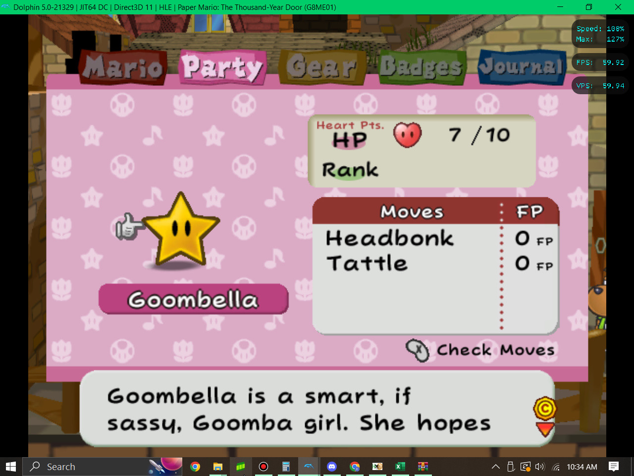 Partner Mod: Star over Goombella Mod for Paper Mario: The Thousand Year ...