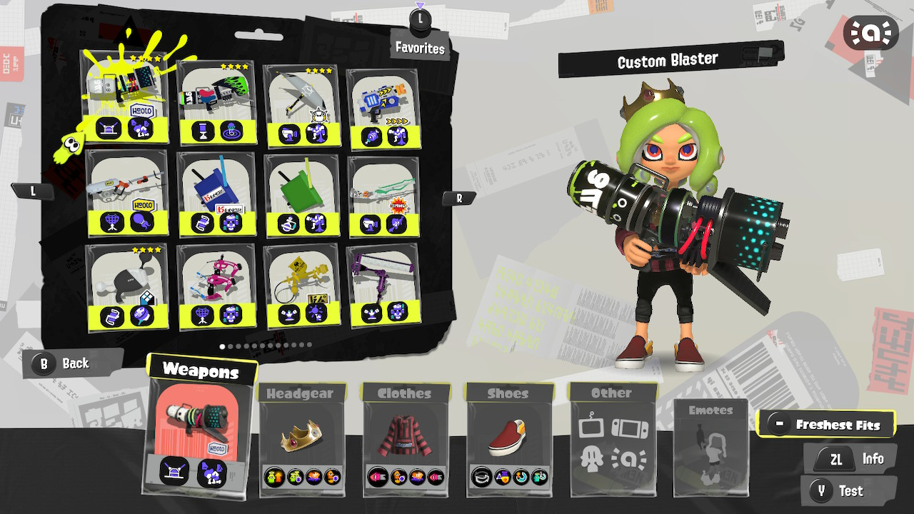 Hero Blaster Mod for Splatoon 3 | Splatoon 3 Mods