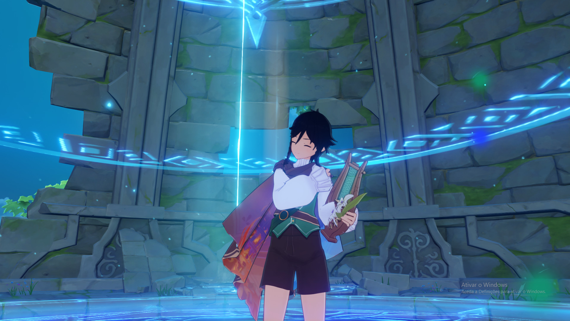 Nameless Bard over Venti Mod for Genshin Impact | GI Mods