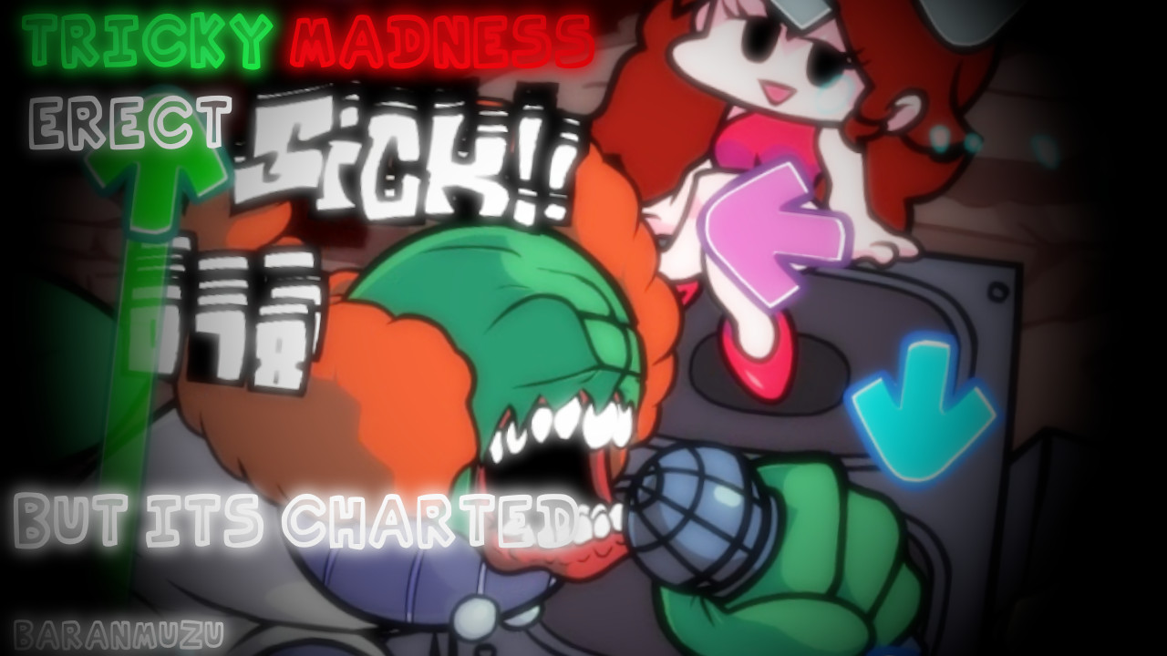 FNF Tricky Madness Erect BUT Charted Mod for Friday Night Funkin' | FNF Mods