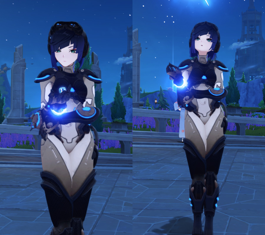 Ghost Armor Yelan Mod for Genshin Impact | GI Mods