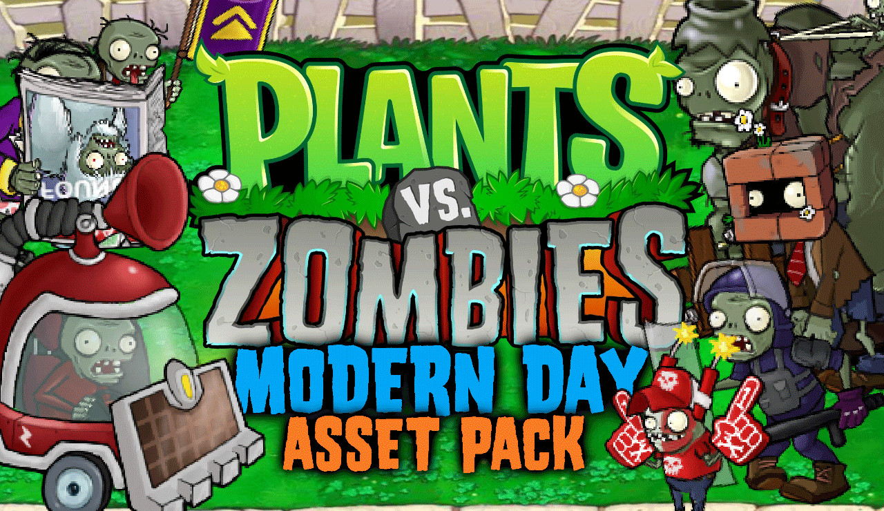Modern Day Zombies Asset Pack Mod for Plants vs. Zombies | PVZ Mods