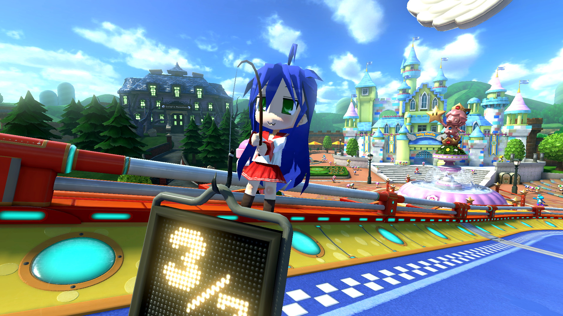 Konata over Lakitu Mod for Mario Kart 8 Deluxe | MK8D Mods
