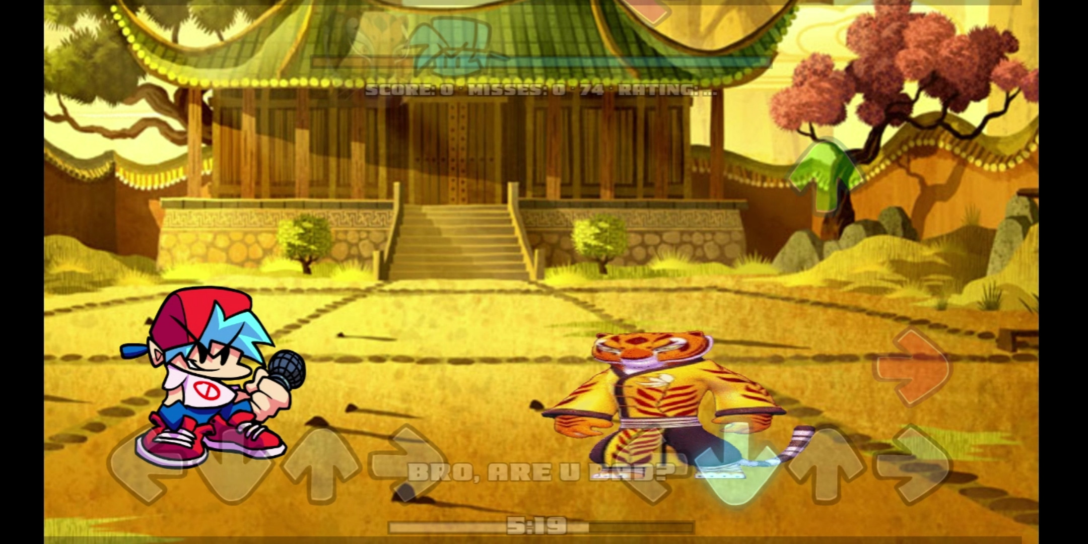 FNF': Kung fu panda [ONE SHOT MOD] Mod for Friday Night Funkin' | FNF Mods