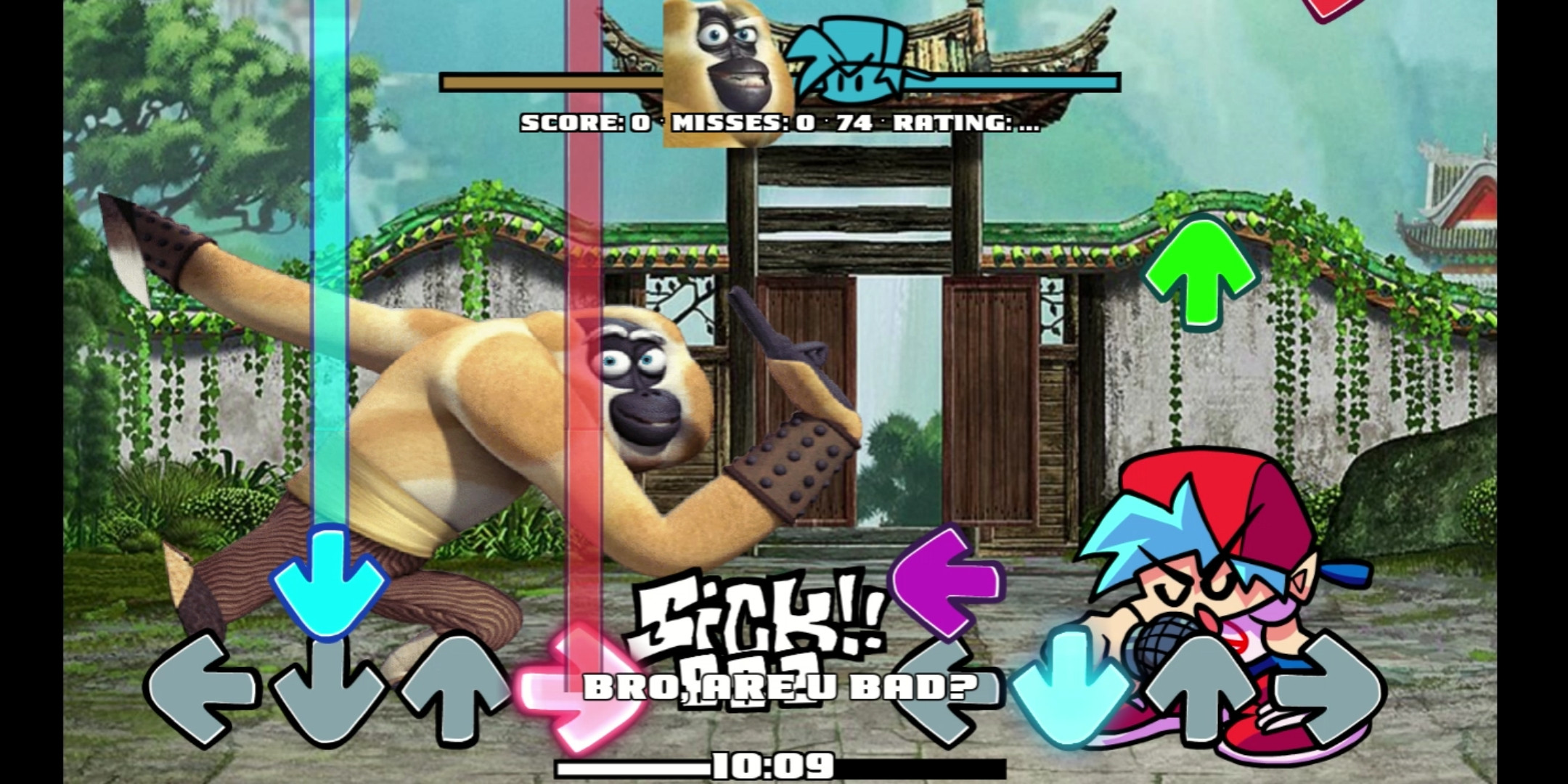 FNF': Kung fu panda [ONE SHOT MOD] Mod for Friday Night Funkin' | FNF Mods