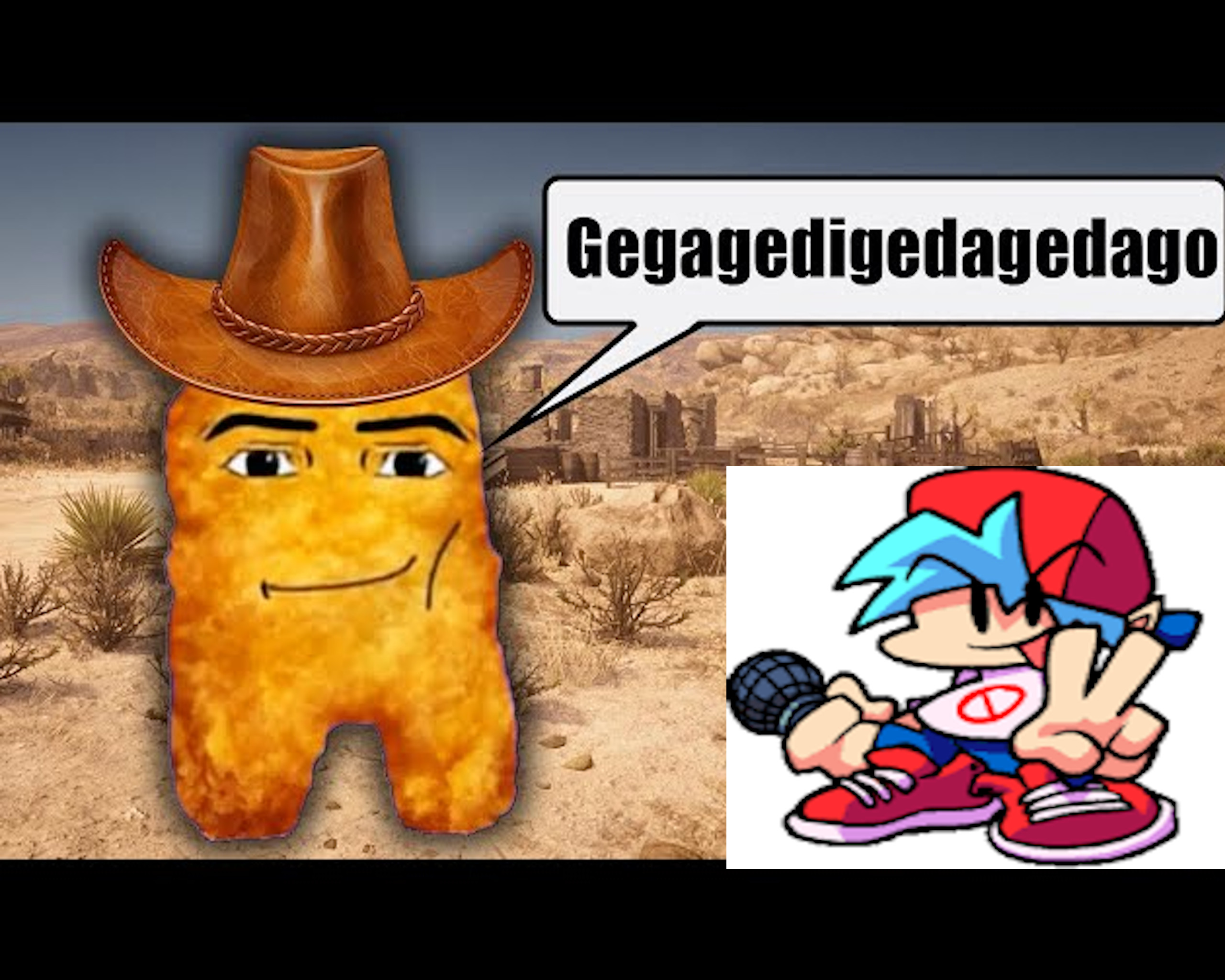 VS Gegagedigedagedago MEME! Mod for Friday Night Funkin' | FNF Mods