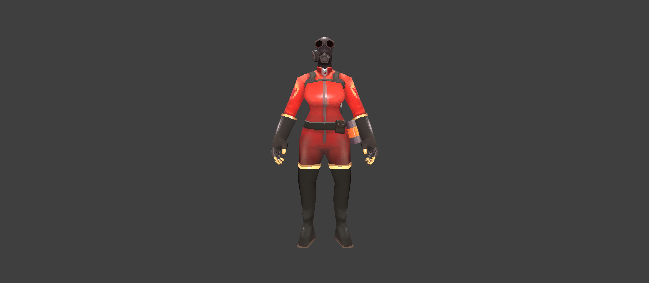 Low-Poly Fempyro Mod for Team Fortress 2 | TF2 Mods