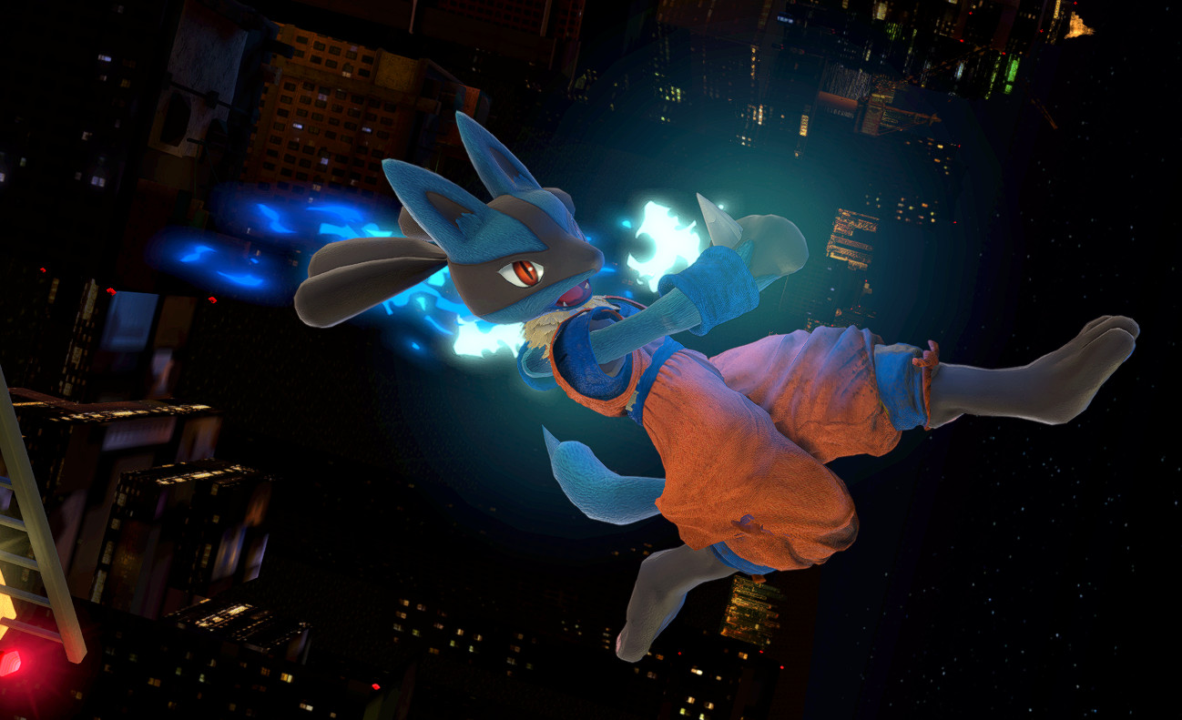 Lucario - Goku Cosplay (Go-kario) Mod for Super Smash Bros. Ultimate ...