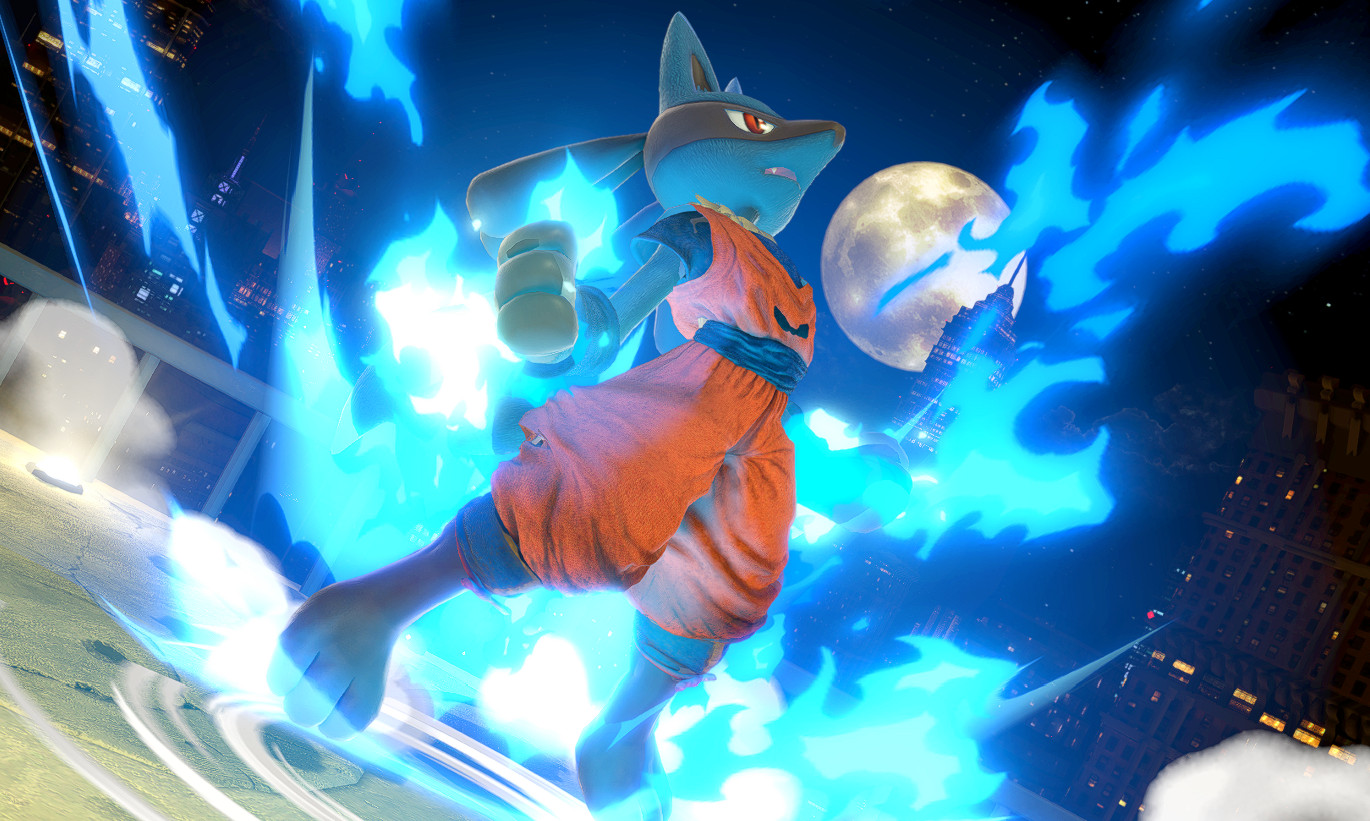 Lucario - Goku Cosplay (Go-kario) Mod for Super Smash Bros. Ultimate ...