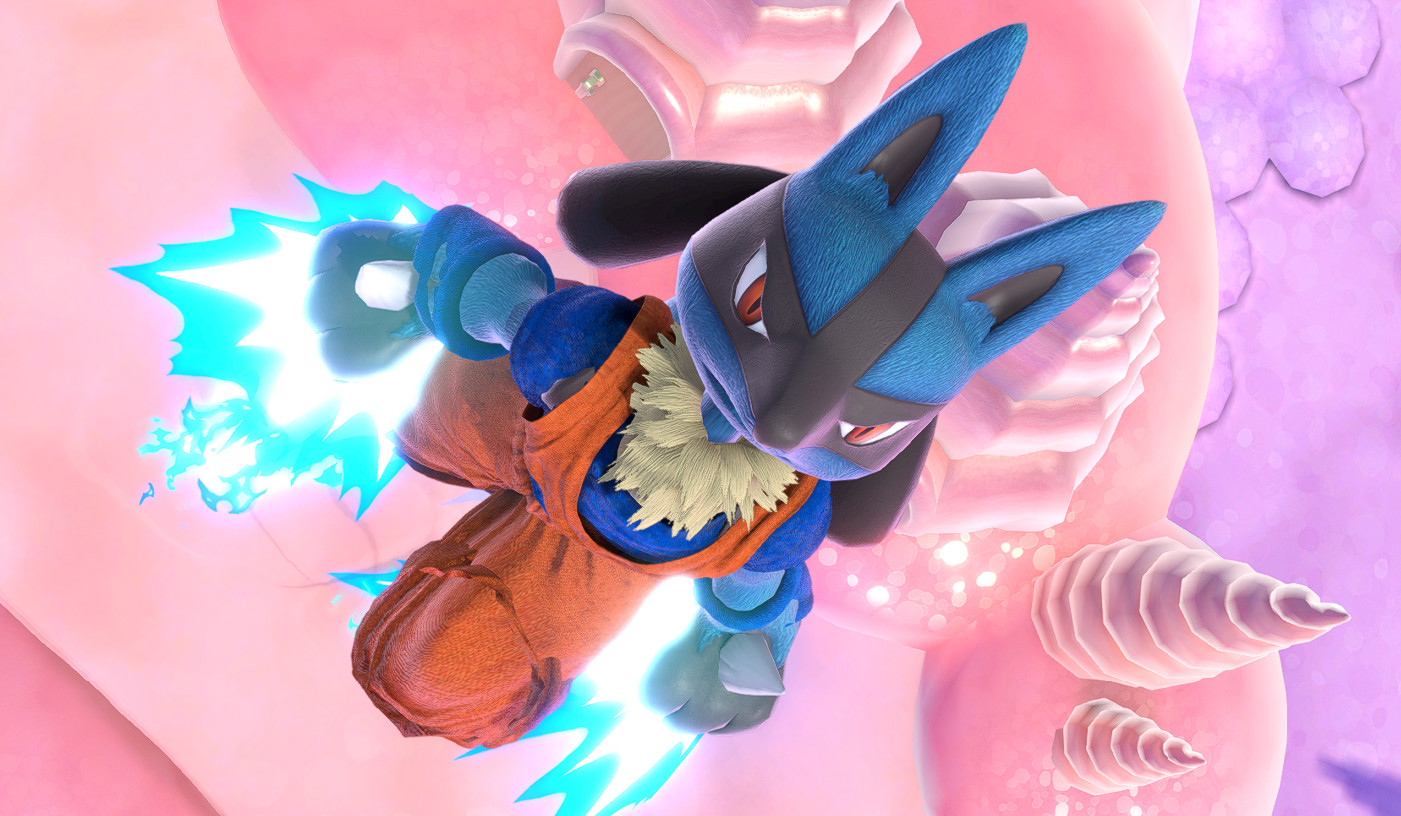 Lucario - Goku Cosplay (Go-kario) Mod for Super Smash Bros. Ultimate ...