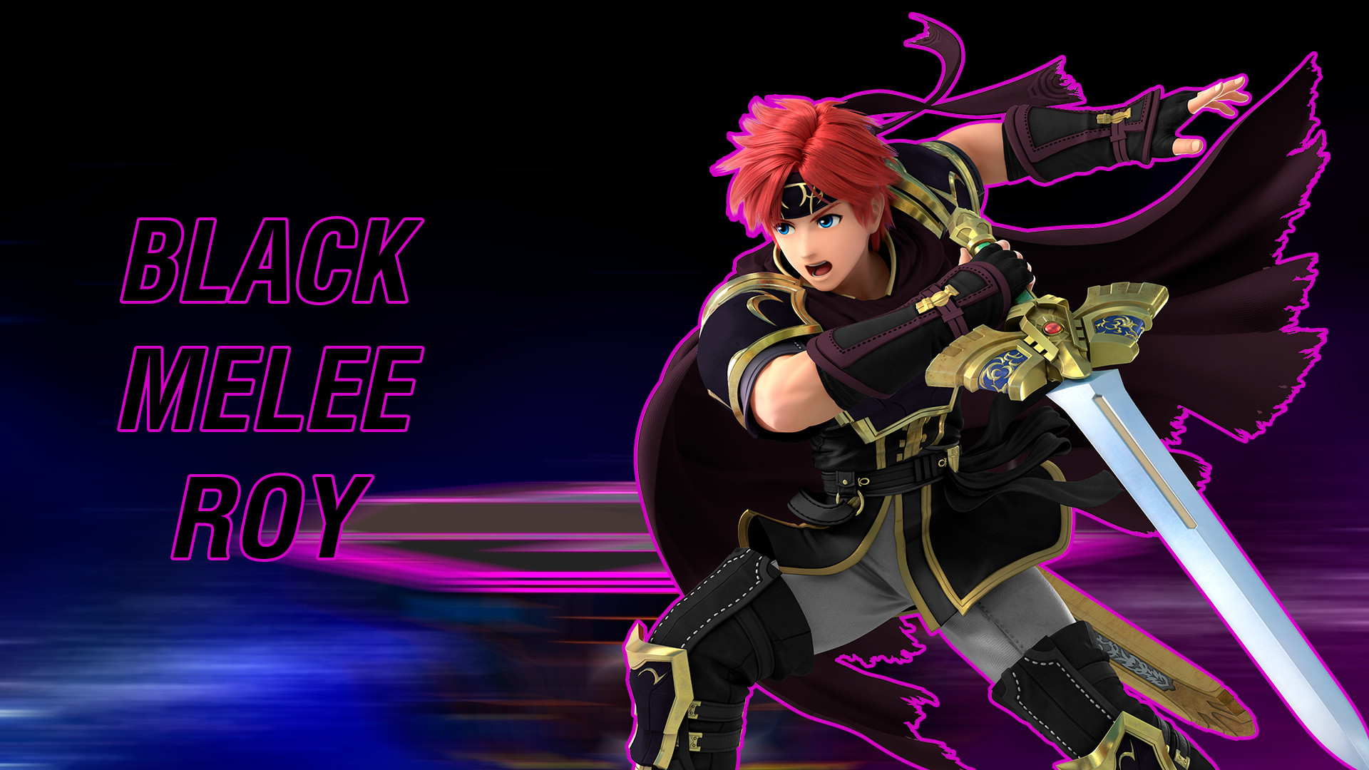 Black Roy - Inspired by Melee Marth Mod for Super Smash Bros. Ultimate ...