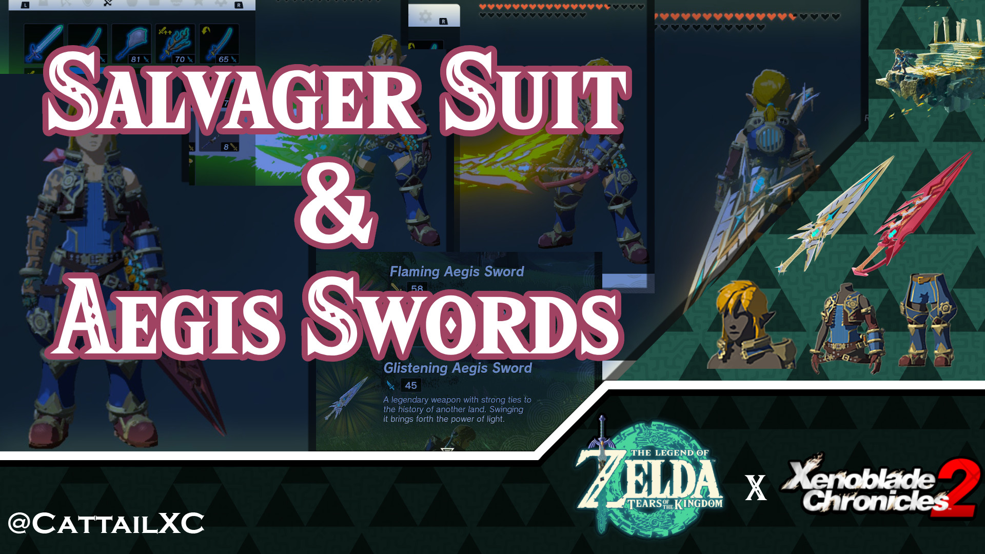 Salvager Suit Port + Aegis Swords (Standalone) Mod for The Legend of ...
