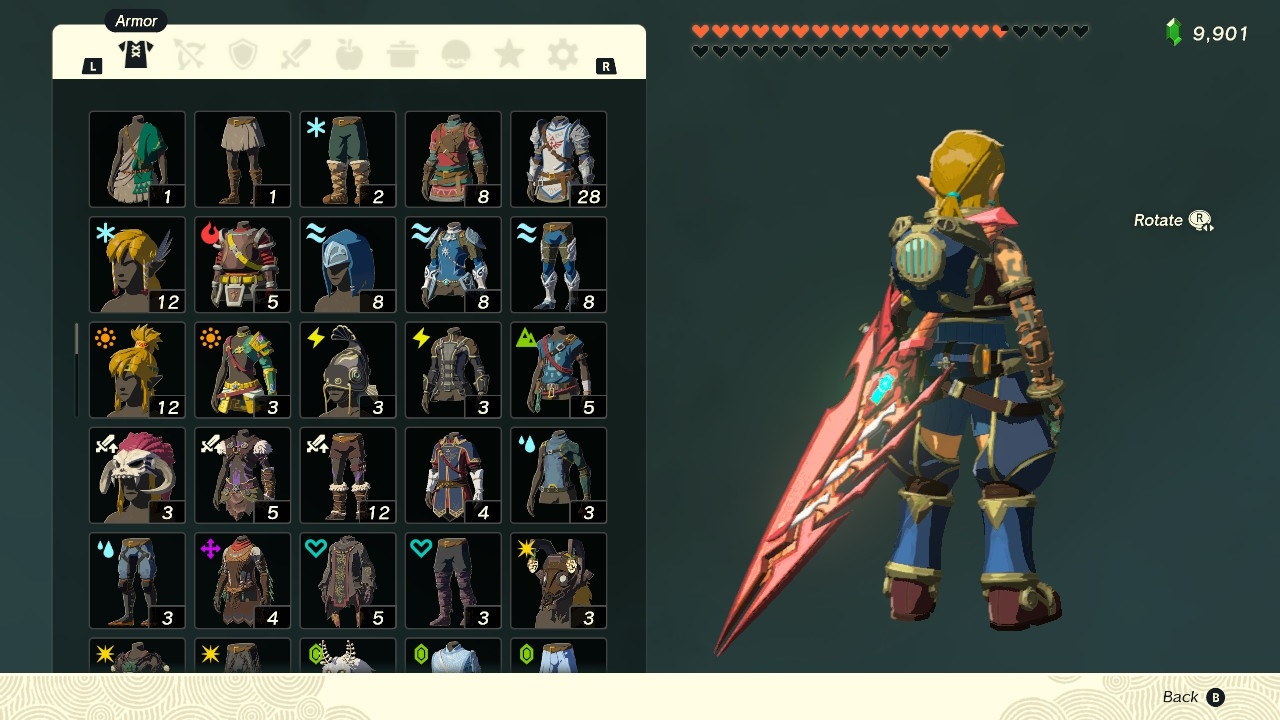 Salvager Suit Port + Aegis Swords (Standalone) Mod for The Legend of ...