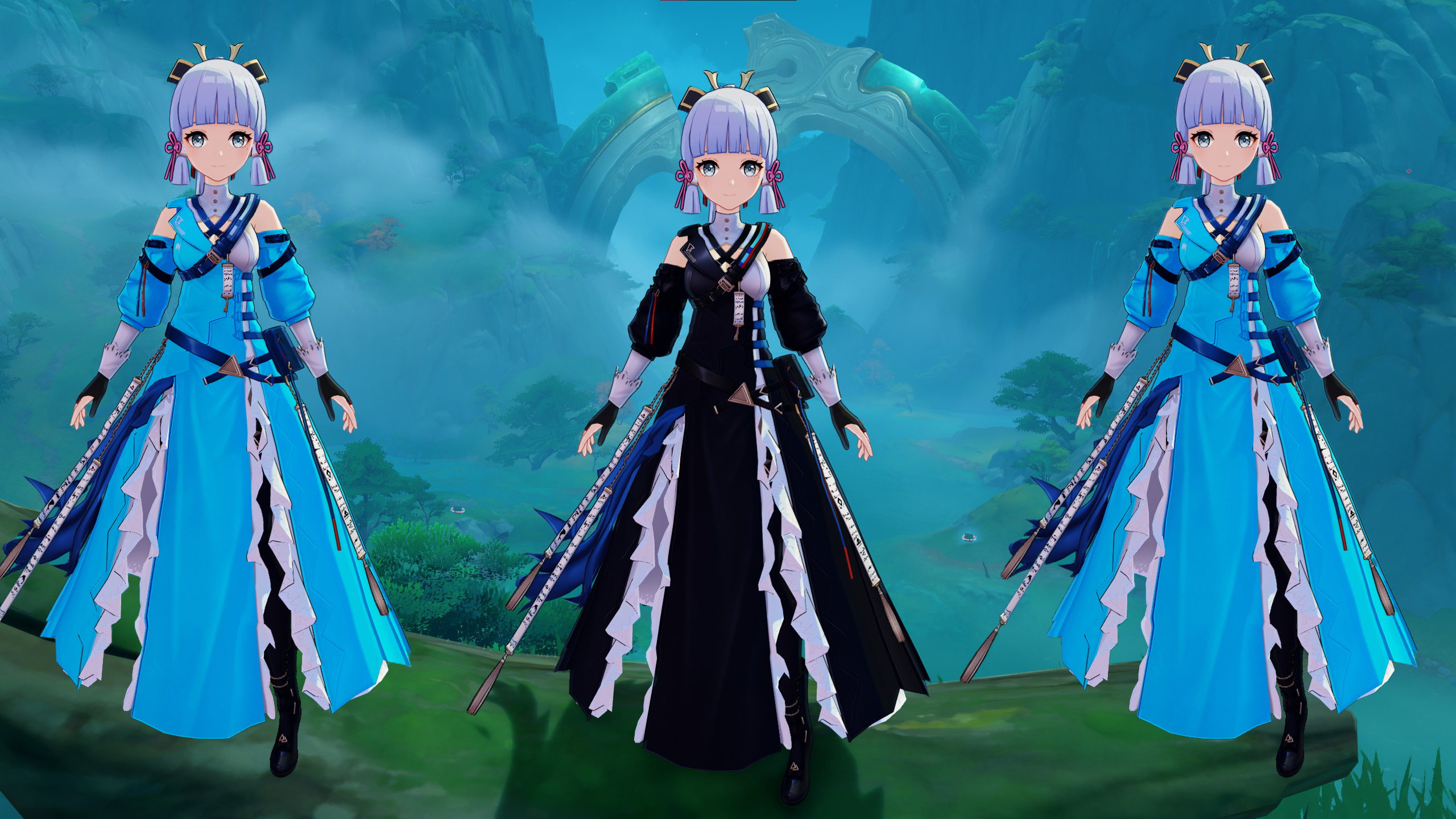 Ayaka - Captain of Dark Lily Mod for Genshin Impact | GI Mods