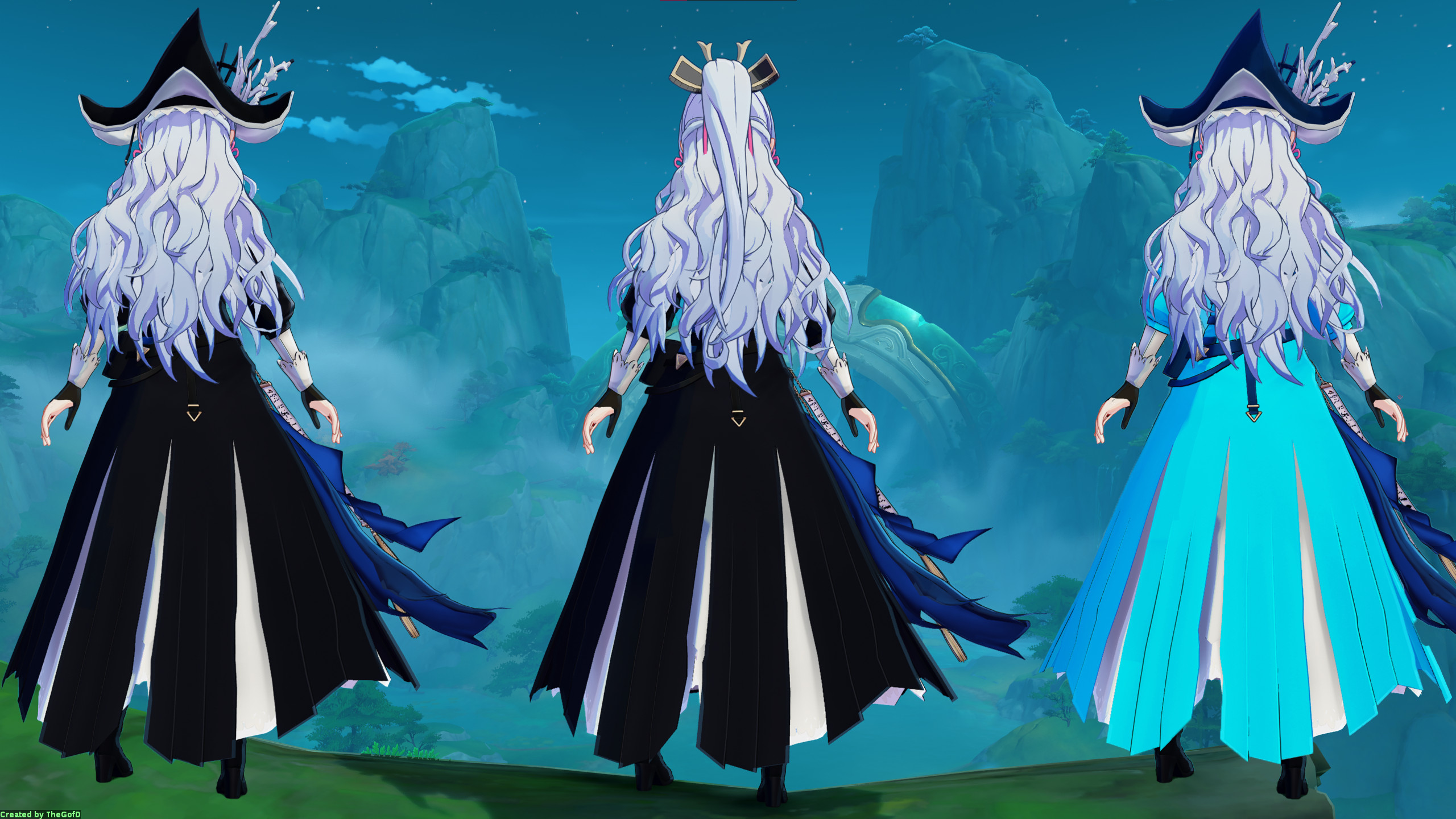 Ayaka - Captain of Dark Lily Mod for Genshin Impact | GI Mods