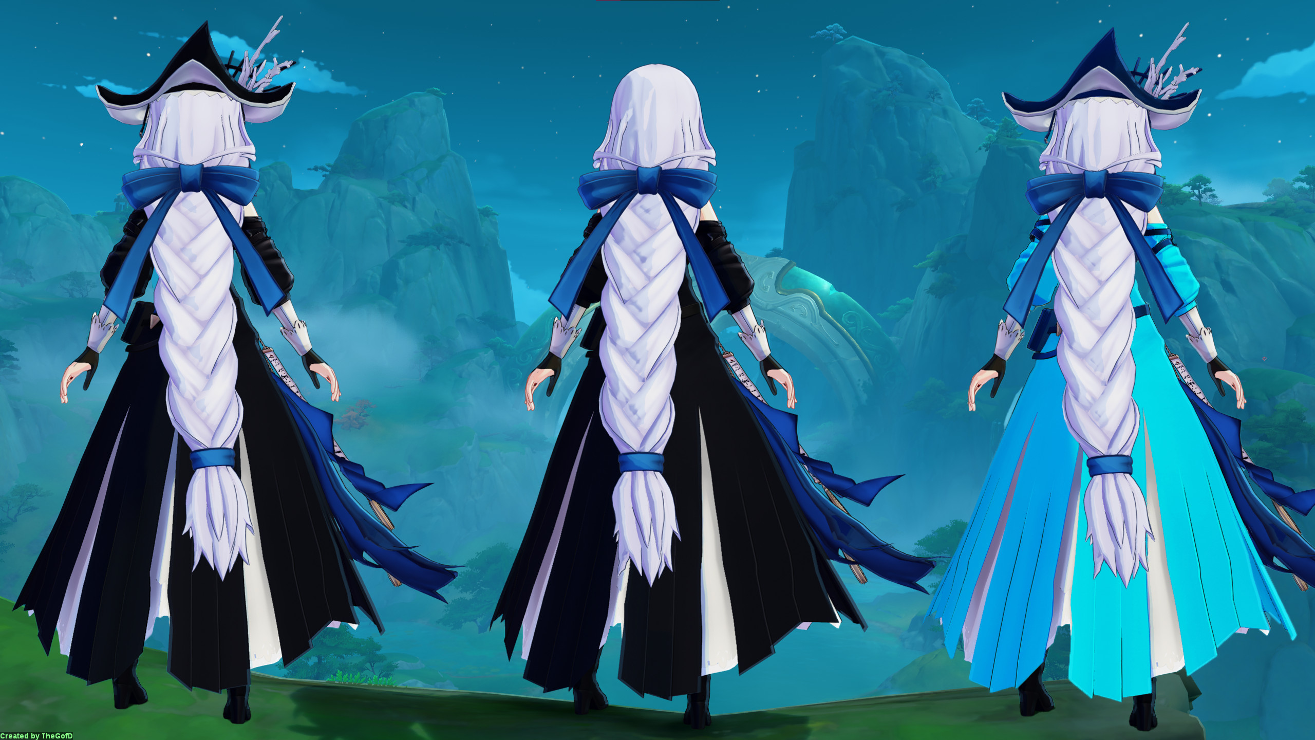 Ayaka - Captain of Dark Lily Mod for Genshin Impact | GI Mods