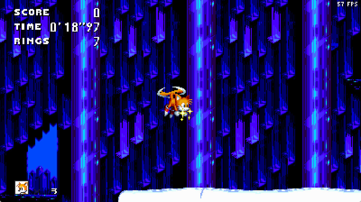Sonic 3D Blast Style HUD Mod for Sonic 3 A.I.R. | S3AIR Mods