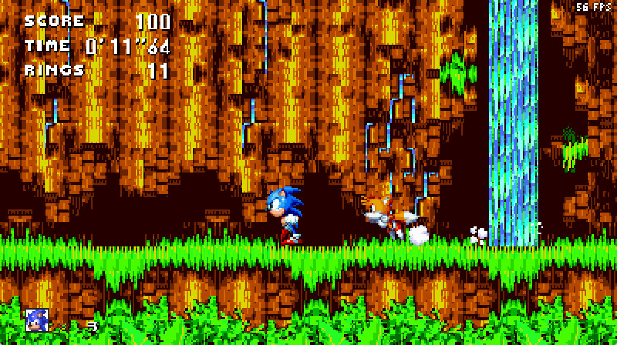 Sonic 3D Blast Style HUD Mod for Sonic 3 A.I.R. | S3AIR Mods