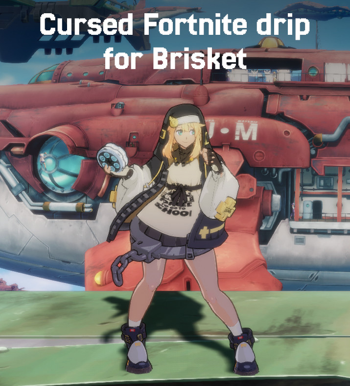 Cursed Fortnite clothing for Bridget Mod for GUILTY GEAR -STRIVE ...