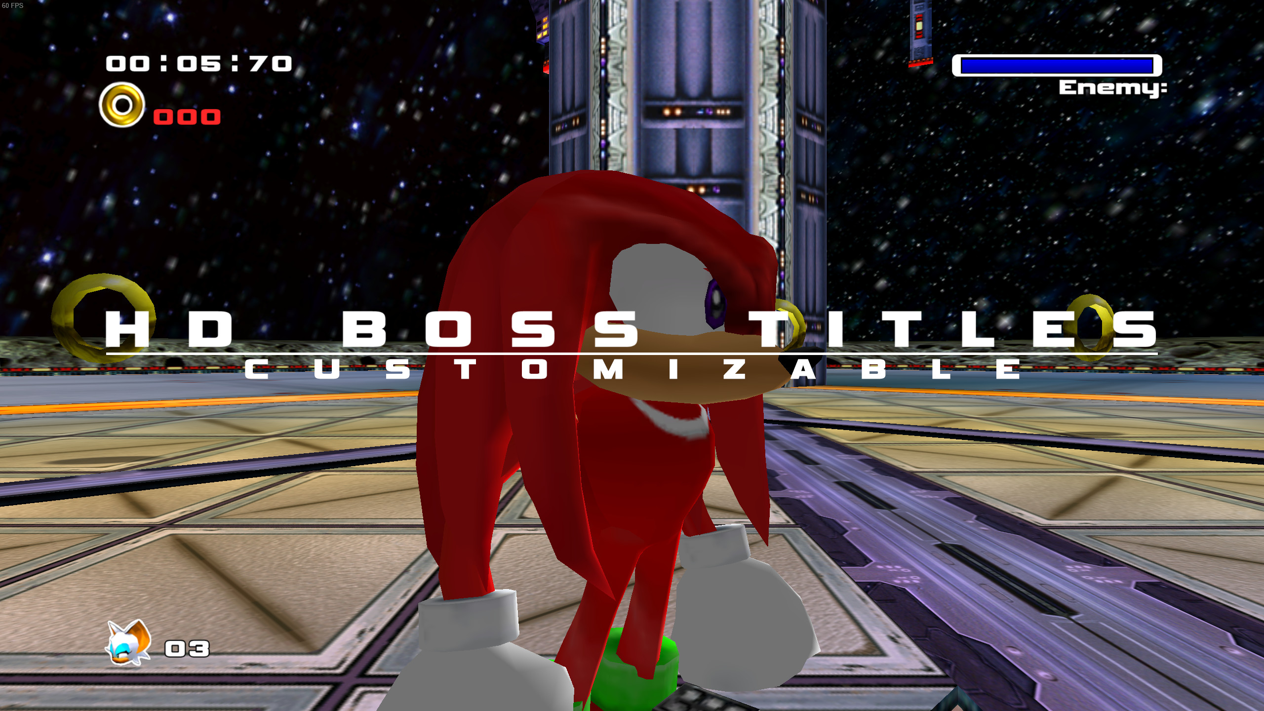 HD Boss Titles (customizable) Mod for Sonic Adventure 2 | SA2 Mods