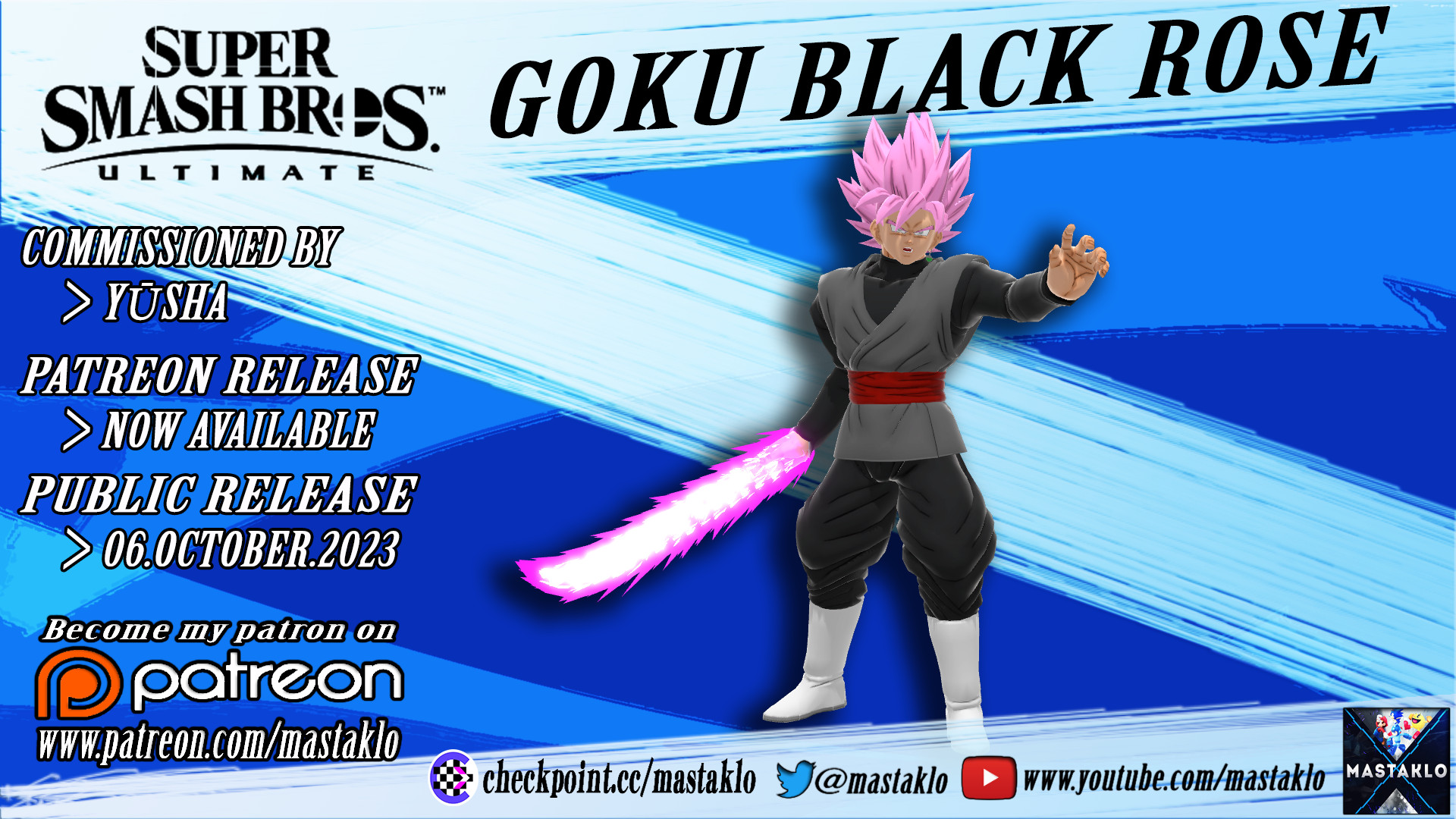 Goku Black Rose Mod for Super Smash Bros. Ultimate | SSBU Mods