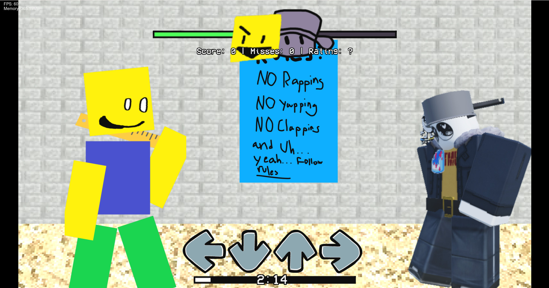 You're Mine - Miss Circle + Baldi (ROBLOX Re-skin) Mod for Friday Night ...