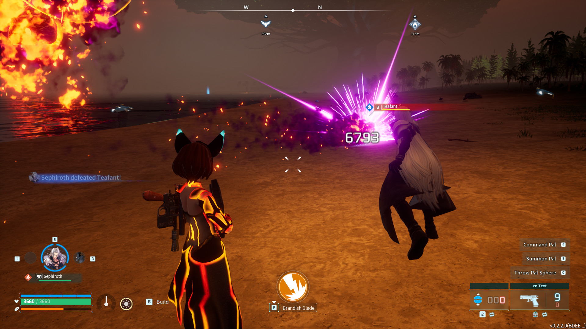 Sephiroth over Bushi Mod for Palworld | PAL Mods