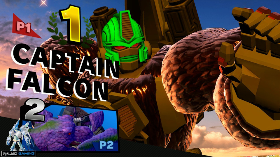Optimus Primal over Captain Falcon Mod for Super Smash Bros. Ultimate ...