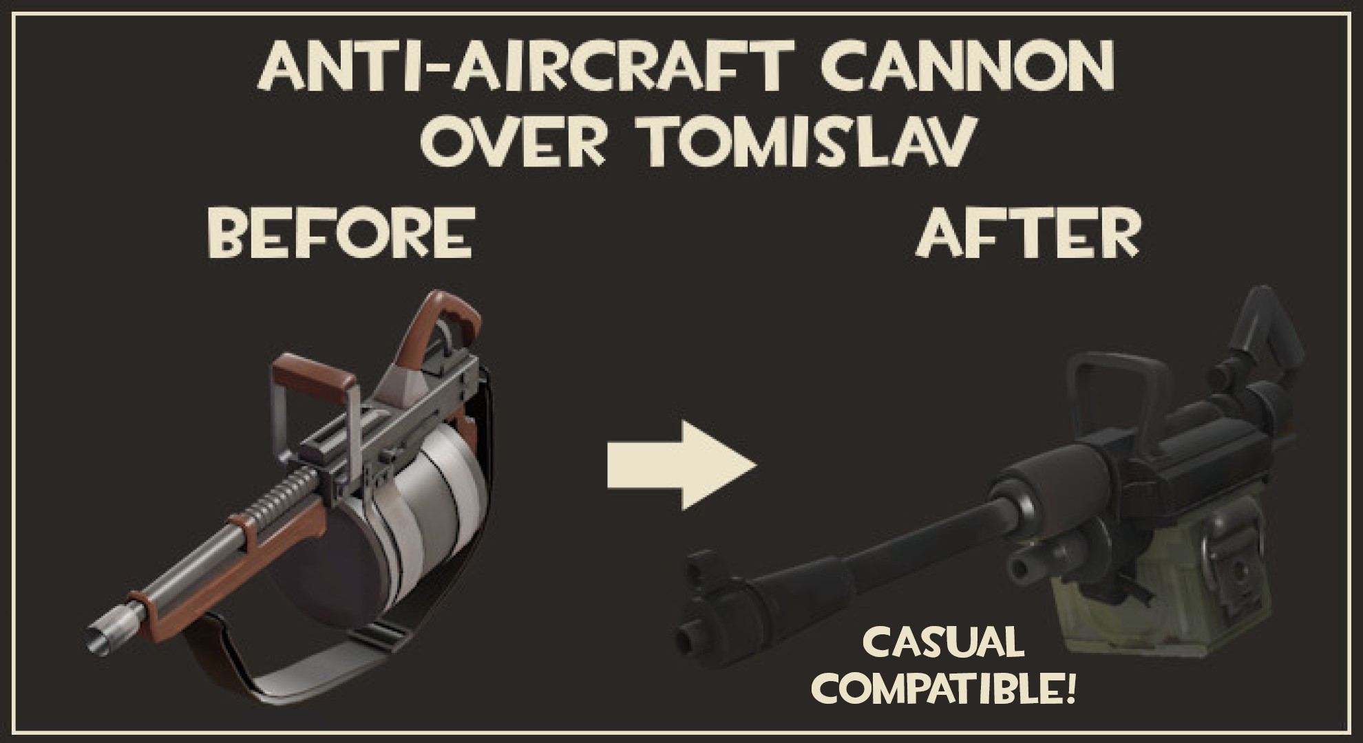 Old Anti-Aircraft Cannon v2 Mod for Team Fortress 2 | TF2 Mods