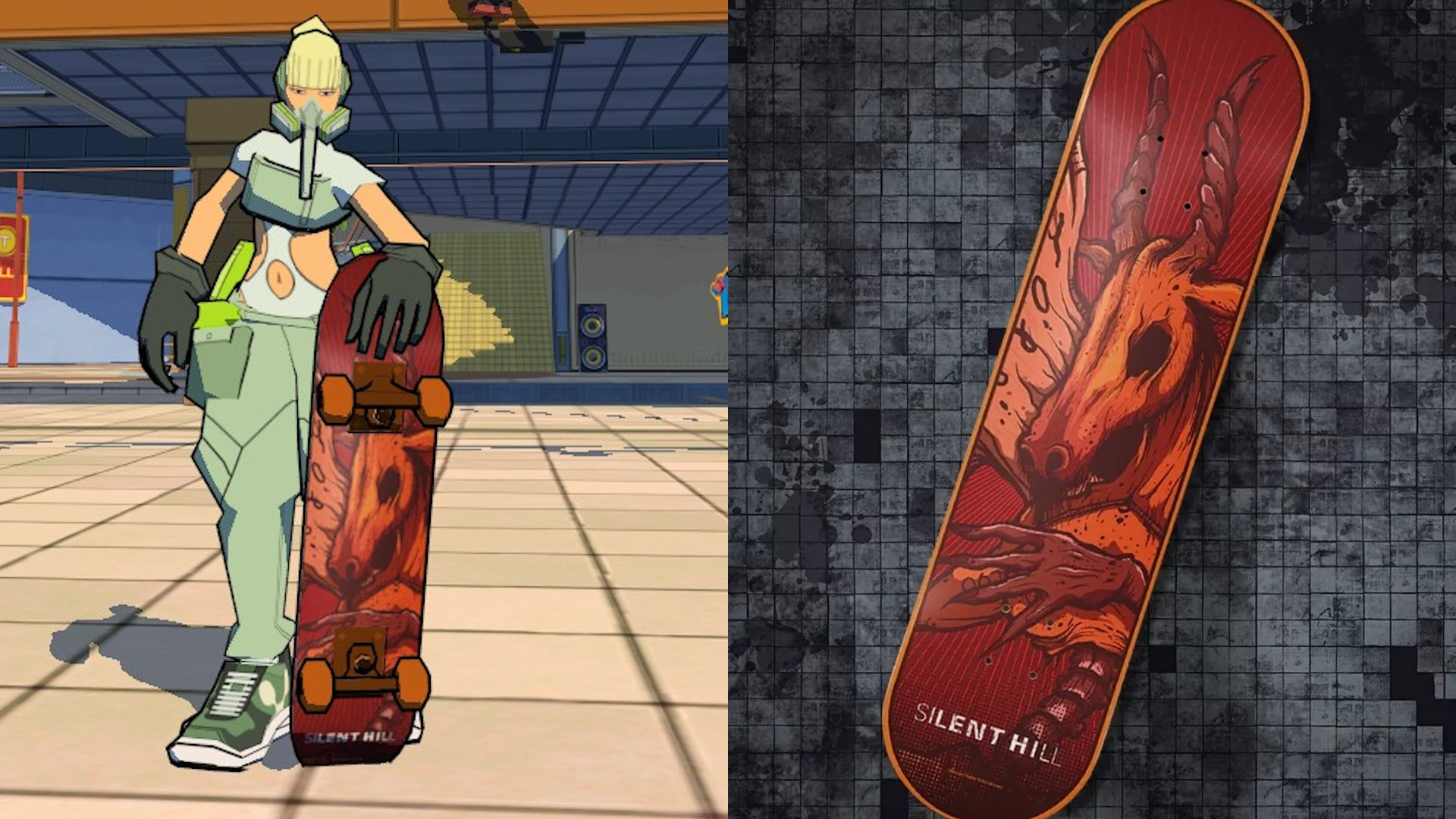 Silent Hill Skate Decks Mod for Bomb Rush Cyberfunk | BRC Mods