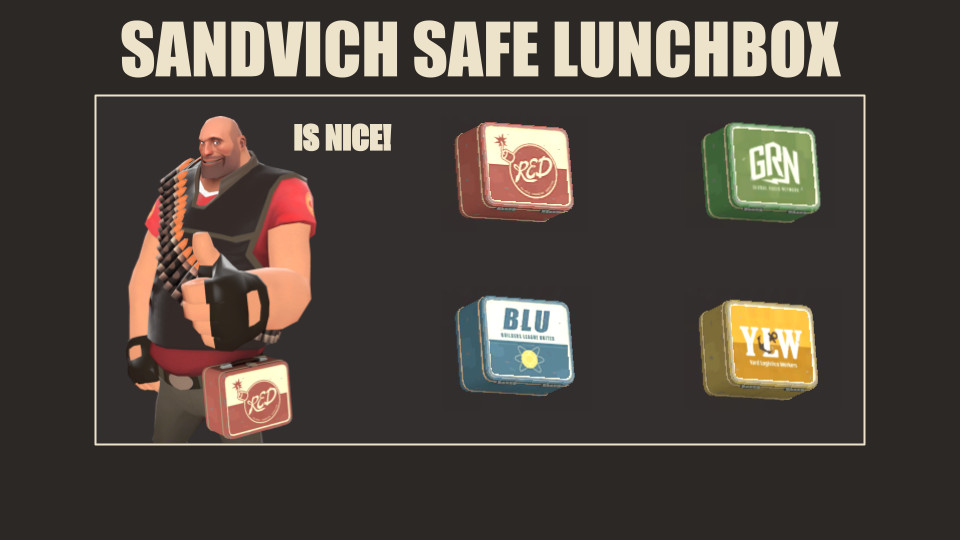 Sandvich Safe over Sandvich Lunchbox Mod for Team Fortress 2 Classified ...